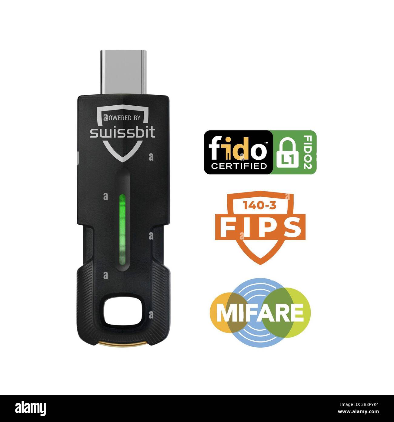 In this image released on Thursday, May, 8, Multi-application security key: The new Swissbit ...