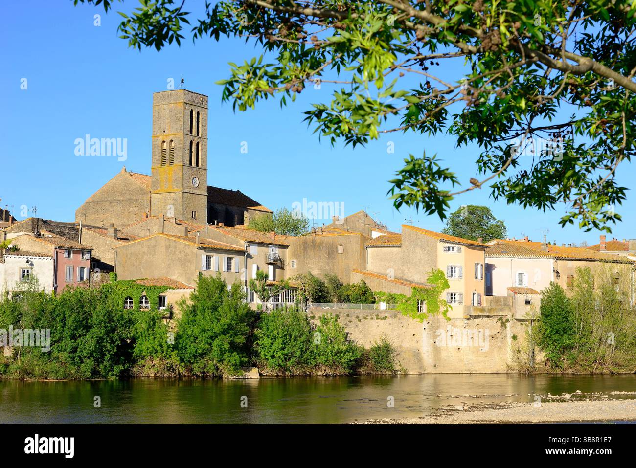 Church of Trebes, Languedoc-Rousillon, France Stock Photo - Alamy