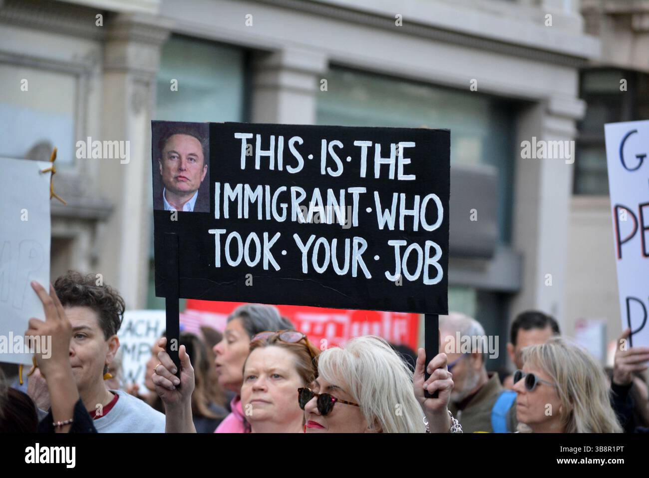 Anti tesla elon musk hi-res stock photography and images - Alamy
