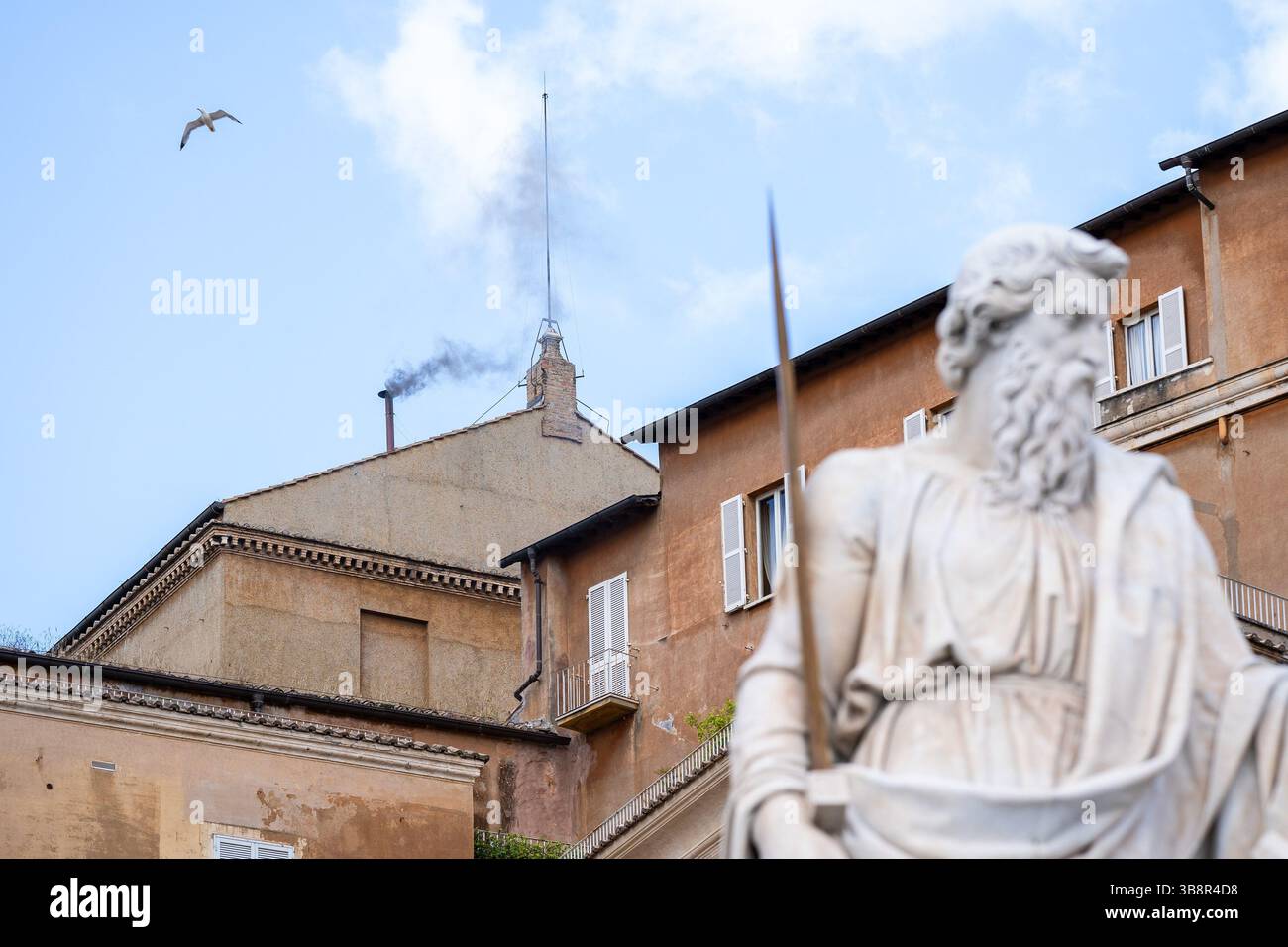 San Pietro, Italy. 08th May, 2025. during the Conclave, St. Peter's ...