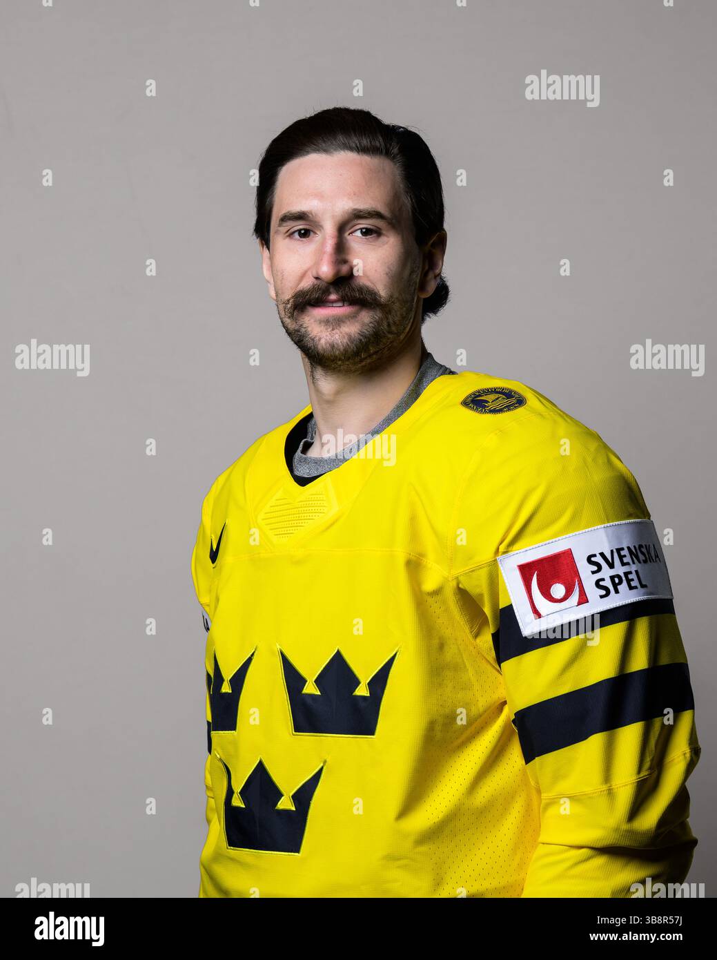 Filip Forsberg of, Sweden. , . poses for a portrait ahead of the 2025 IIHF Ice Hockey World ...