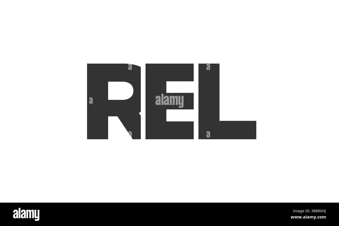 Rel alphabet Stock Vector Images - Alamy