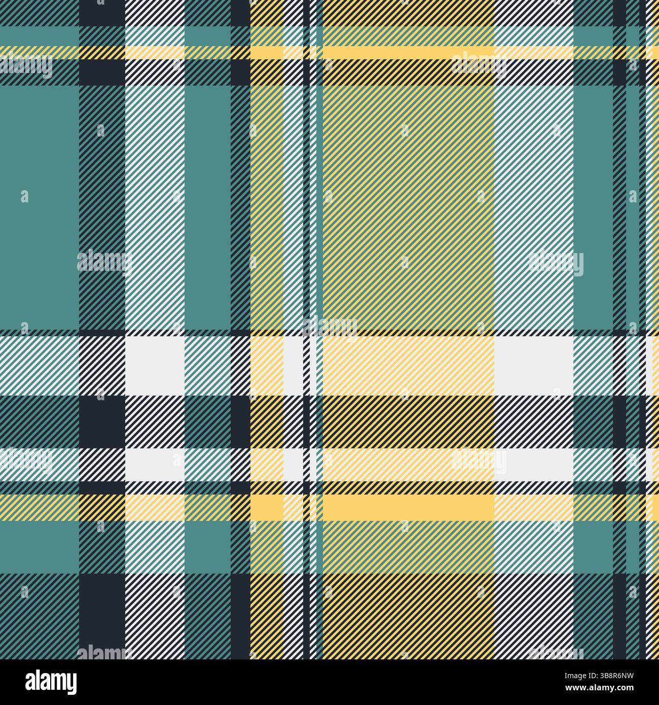 Elegant teal, olive, and pale yellow plaid pattern. Perfect for textile ...