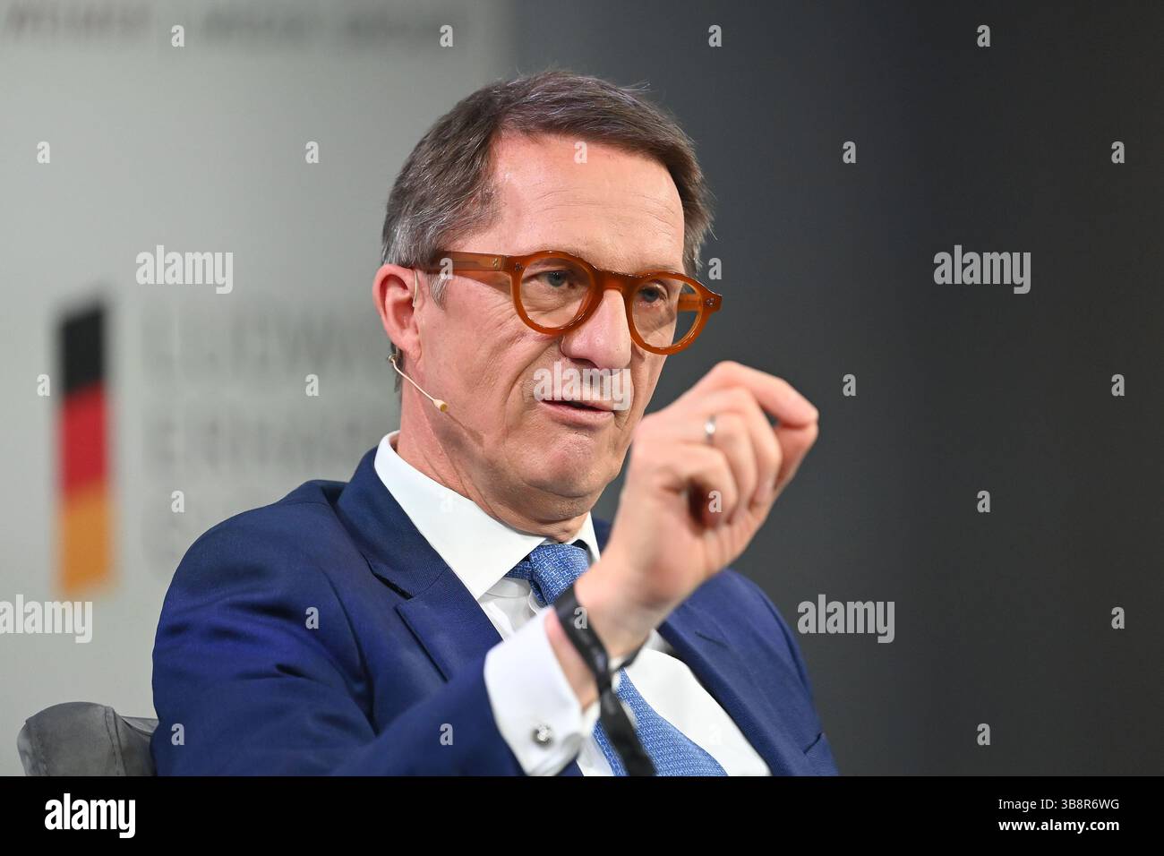 Gmund, Deutschland. 08th May, 2025. Oliver Behrens, CEO of flatexDEGIRO ...