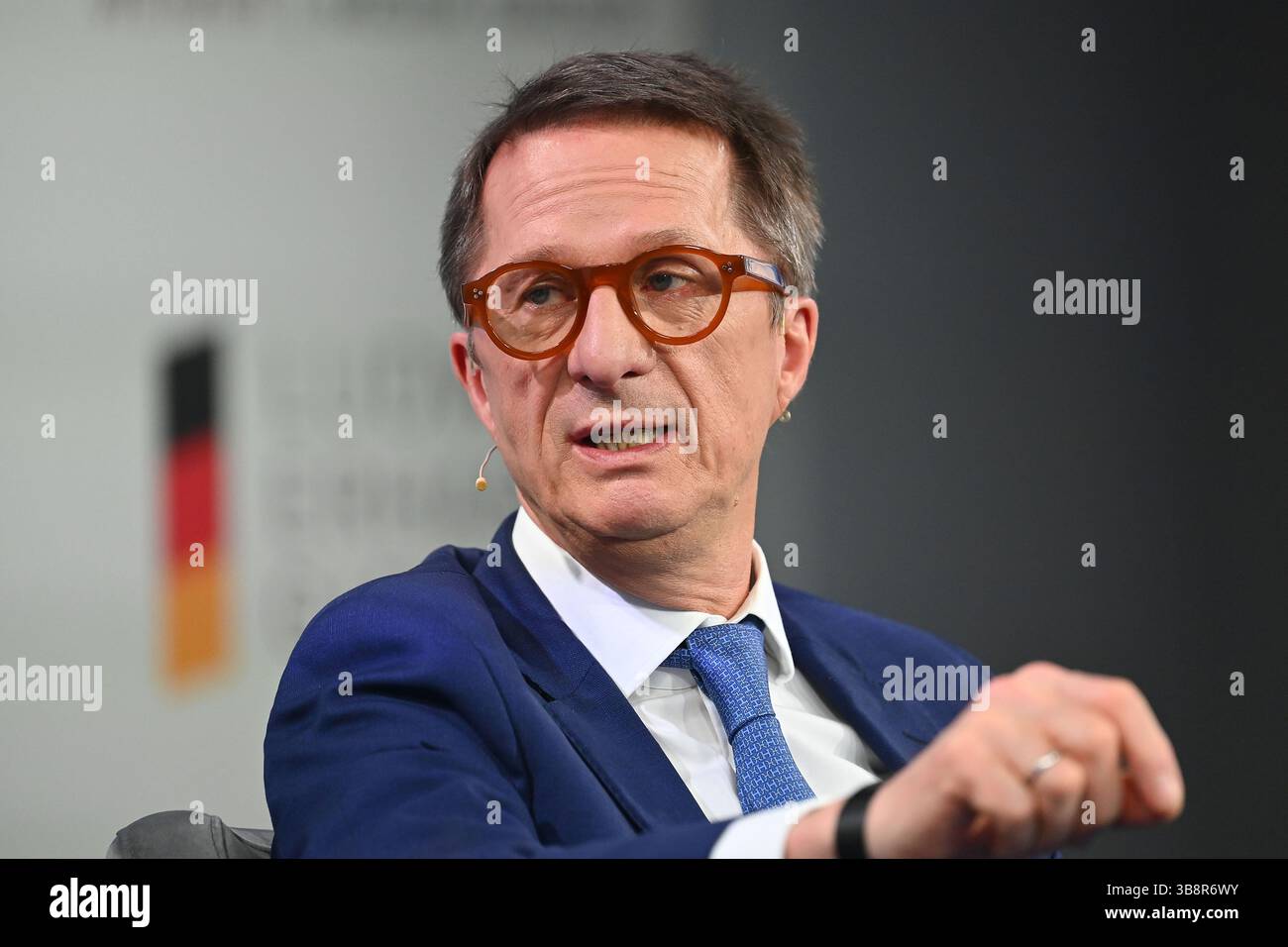Gmund, Deutschland. 08th May, 2025. Oliver Behrens, CEO of flatexDEGIRO ...