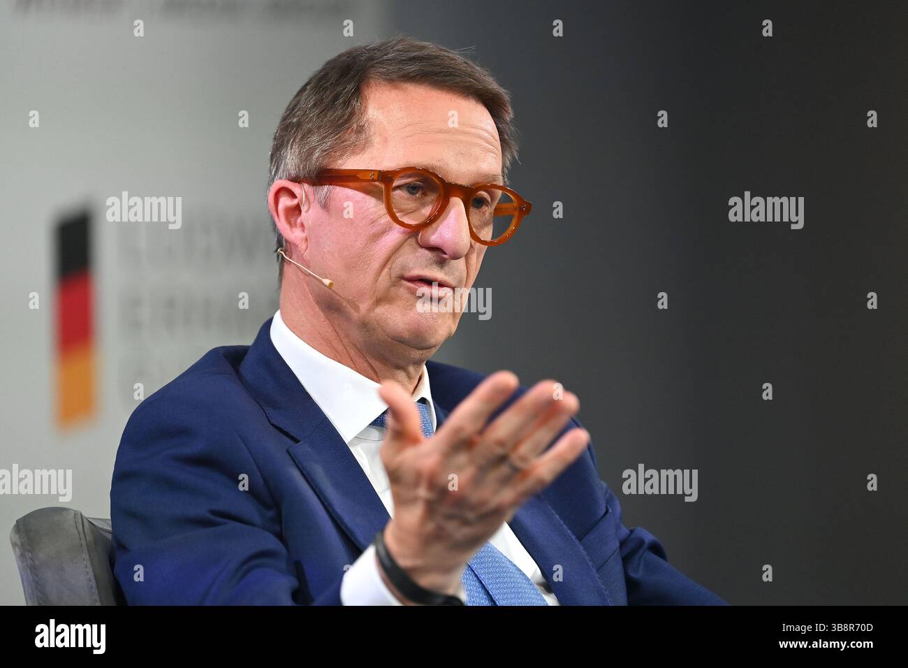Gmund, Deutschland. 08th May, 2025. Oliver Behrens, CEO of flatexDEGIRO ...