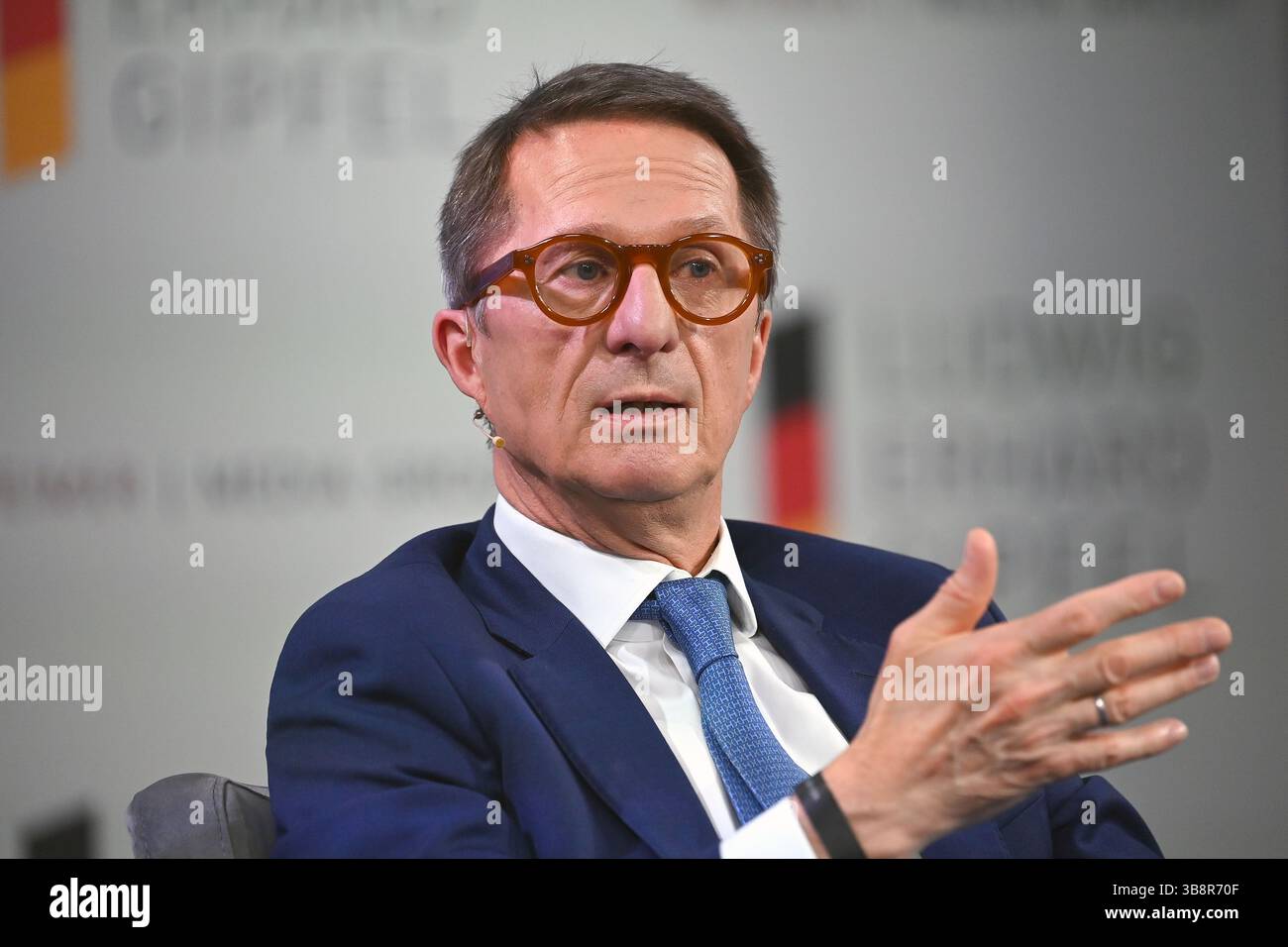 Gmund, Deutschland. 08th May, 2025. Oliver Behrens, CEO of flatexDEGIRO ...