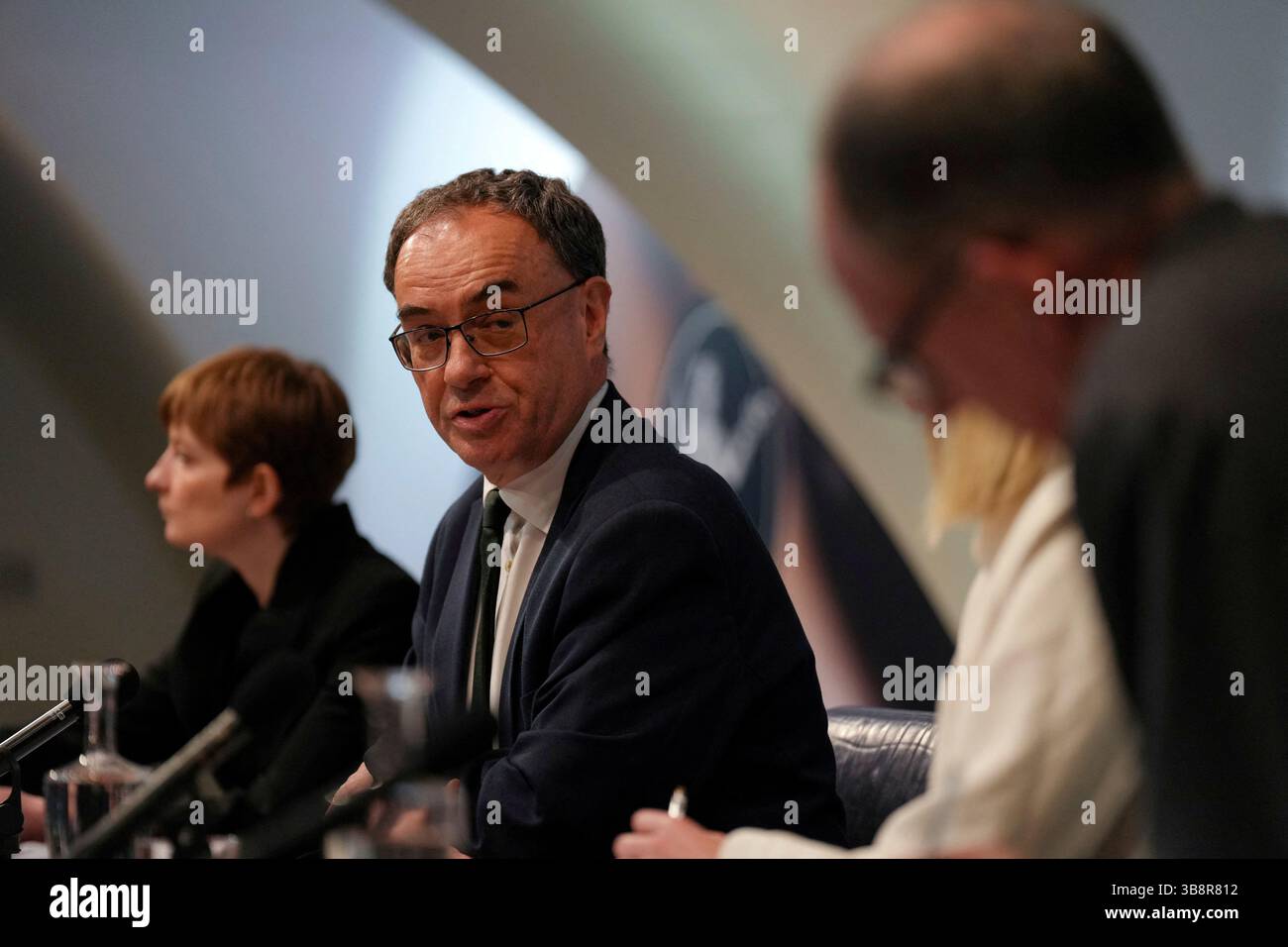 Bank of England Governor Andrew Bailey speaks, during the Monetary ...