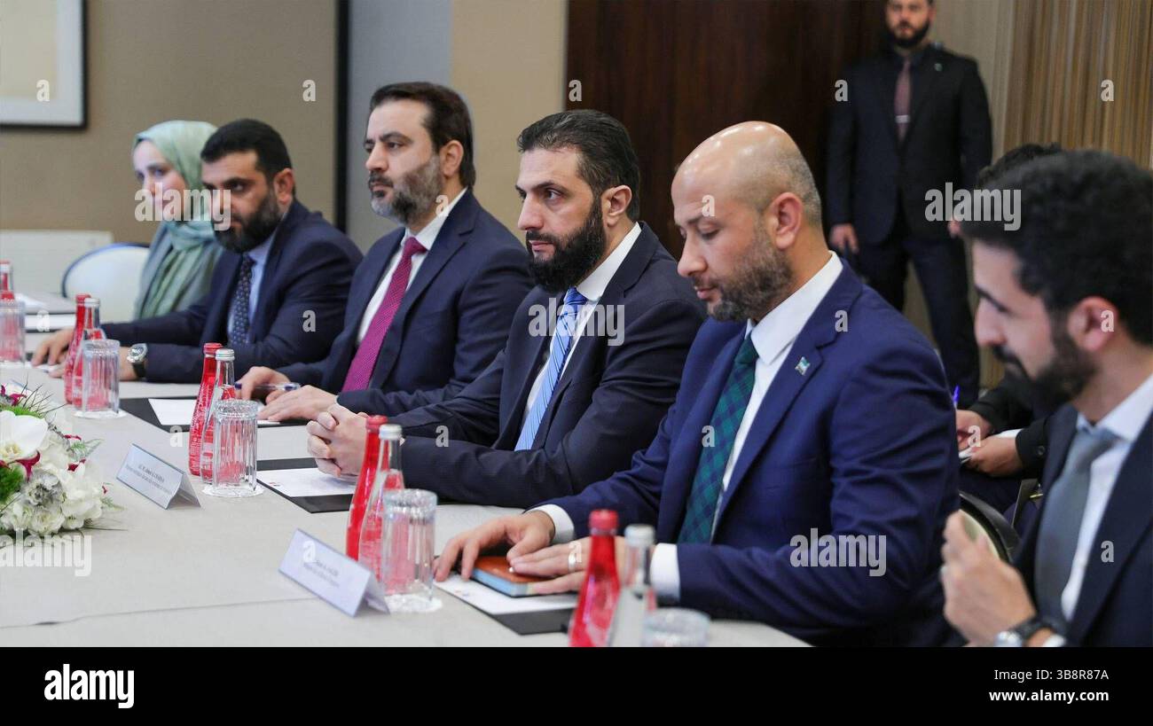 Syrian President Ahmad al-Shara meets with French Minister of ...