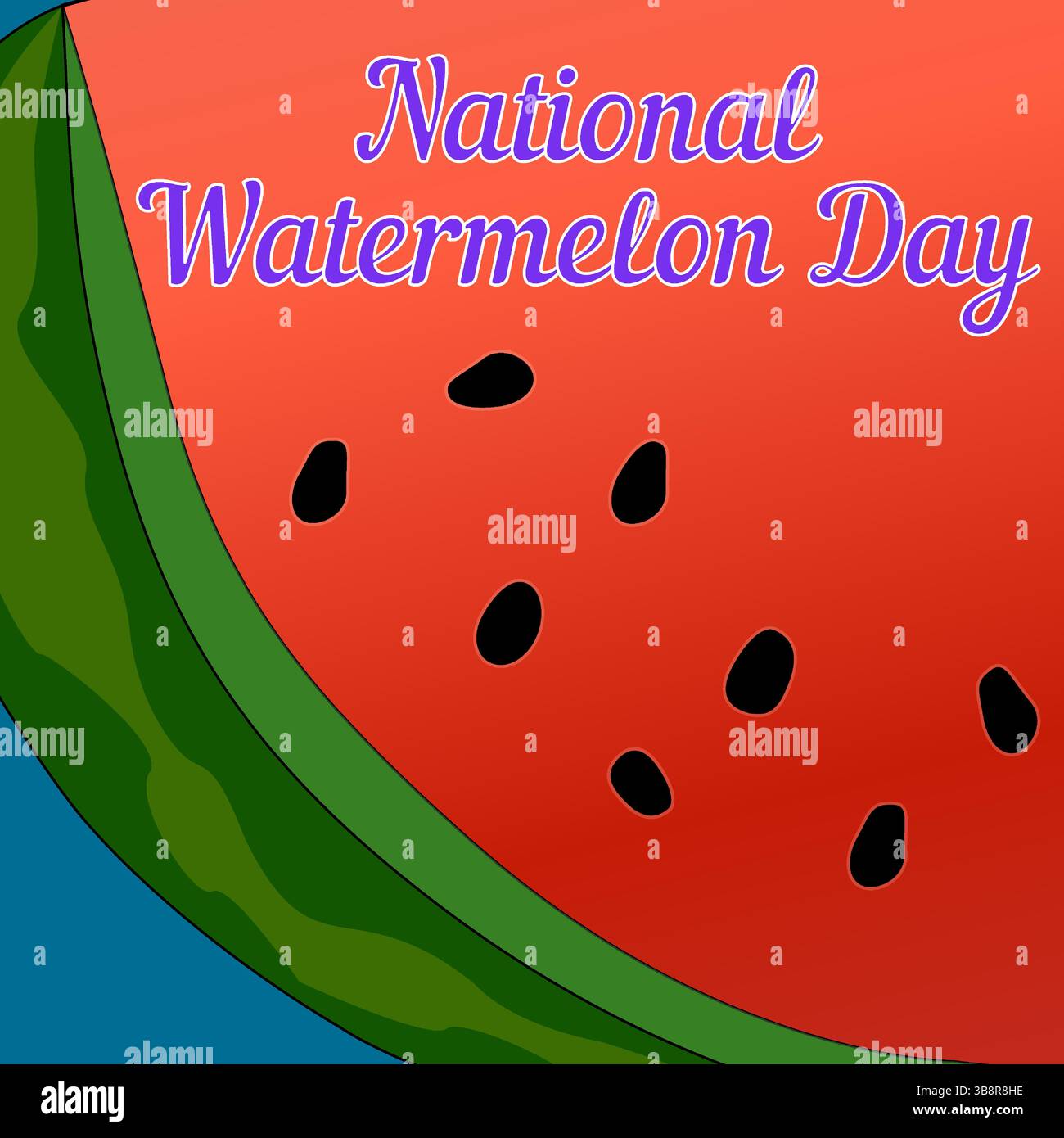 Watermelon seeds design hi-res stock photography and images - Alamy
