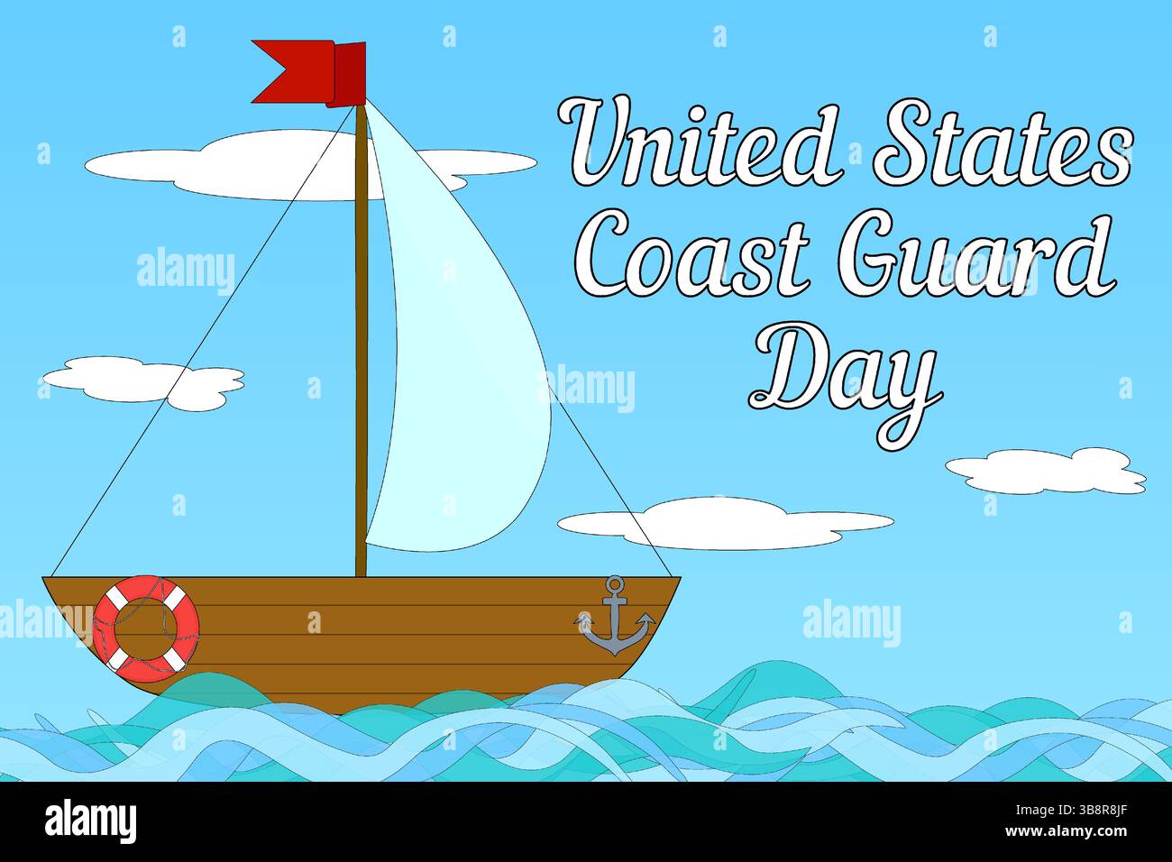 Sea safety card Stock Vector Images - Alamy