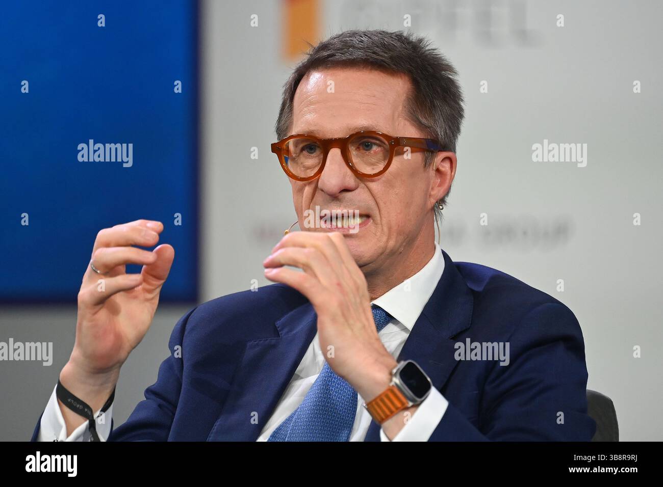 Gmund, Deutschland. 08th May, 2025. Oliver Behrens, CEO of flatexDEGIRO ...