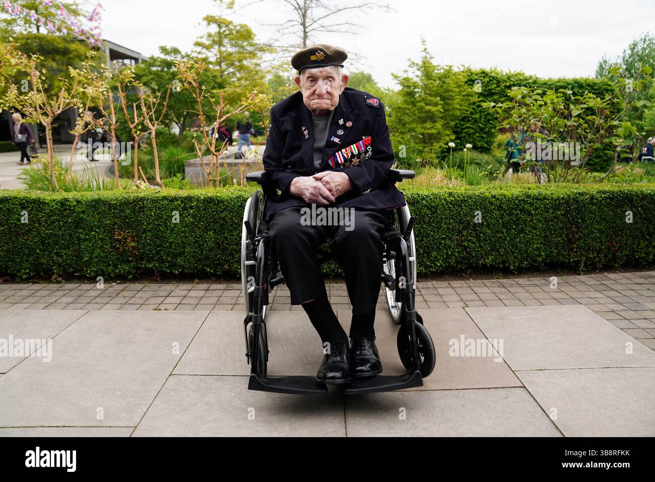 WW2 veteran Donald Rose, 110, ahead of a memorial event hosted by the ...