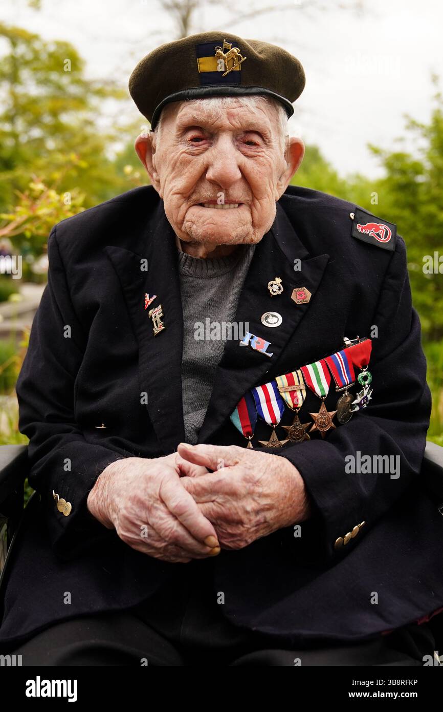 WW2 veteran Donald Rose, 110, ahead of a memorial event hosted by the ...
