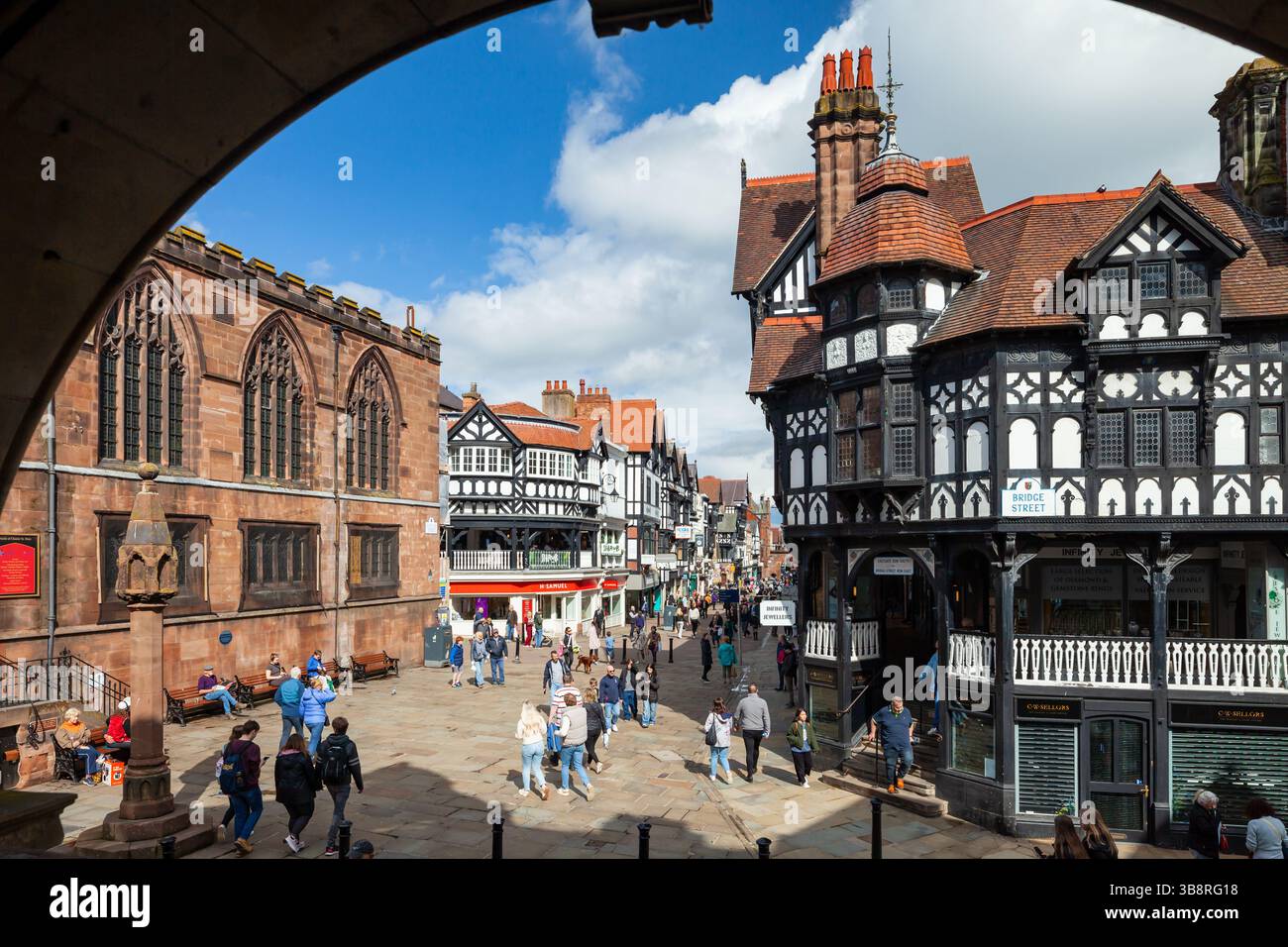Historic centre of Chester, Cheshire, England Stock Photo - Alamy