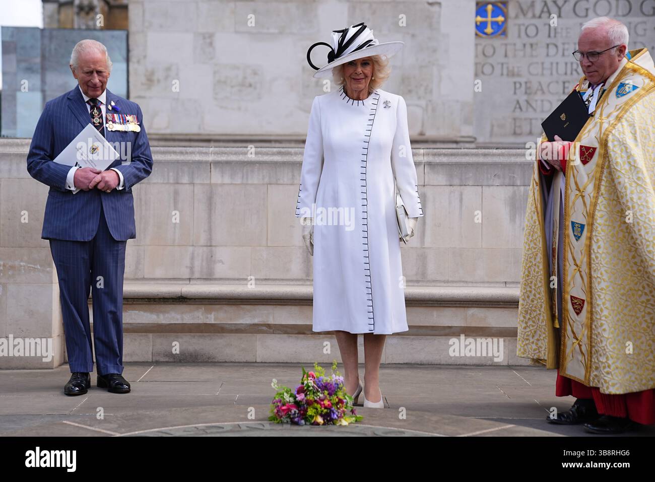 King Charles III and Dean of Westminster, the Very Reverend Dr David ...