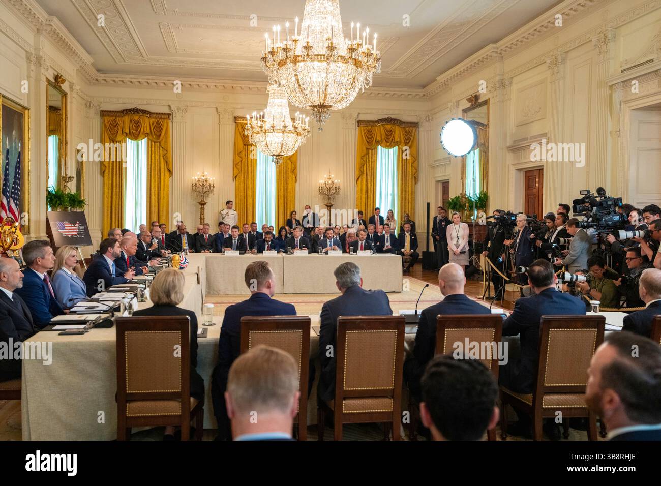 WASHINGTON DC, USA - 06 May 2025 - US President Donald Trump and Vice ...