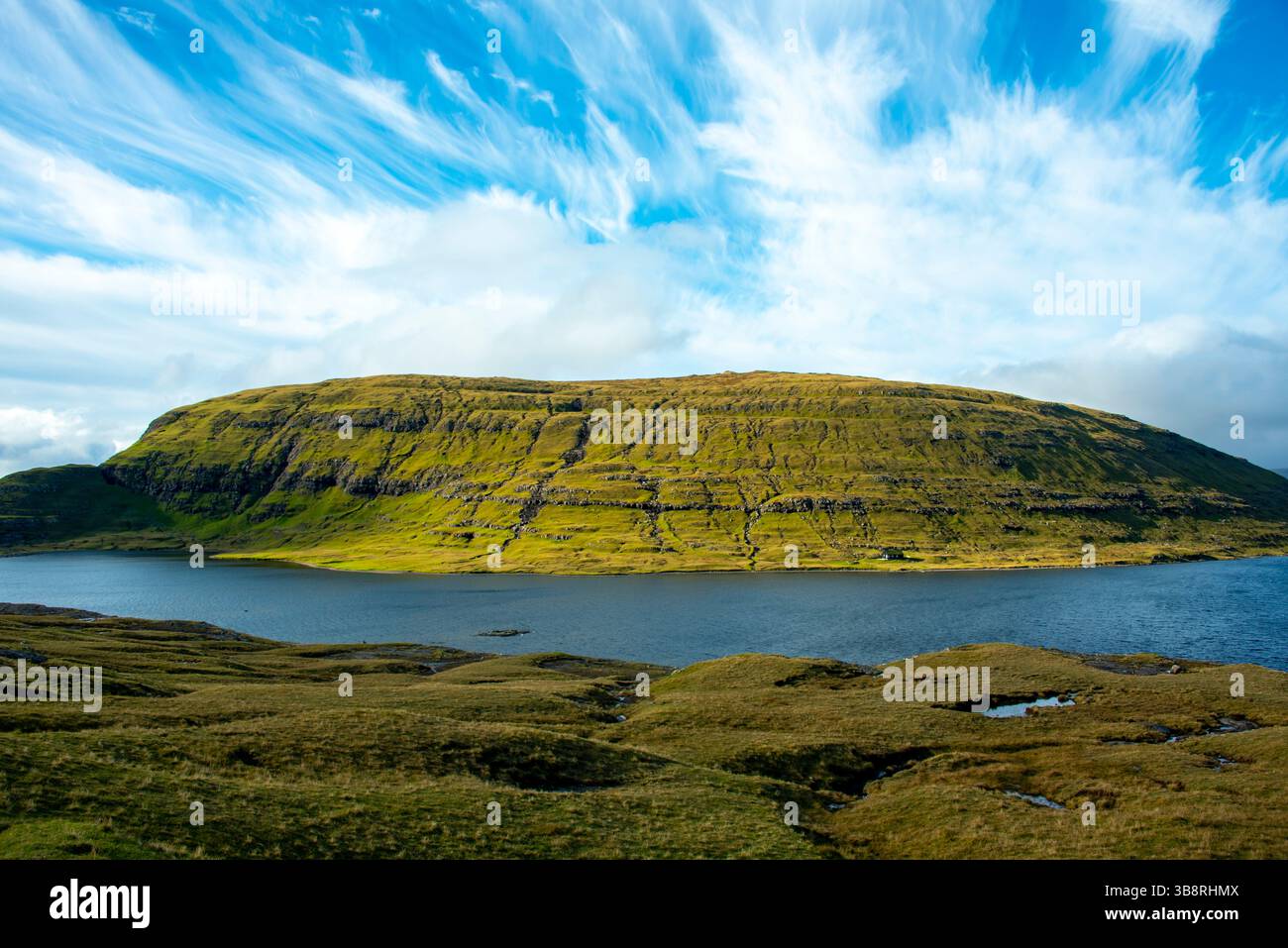 Faroe lake sorvagsvatn hi-res stock photography and images - Alamy