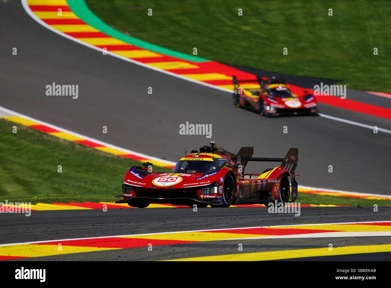 Spa Francorchamps, Belgium. 08th May, 2025. Antonio FUOCO (ITA), Miguel MOLINA (ESP), Nicklas ...