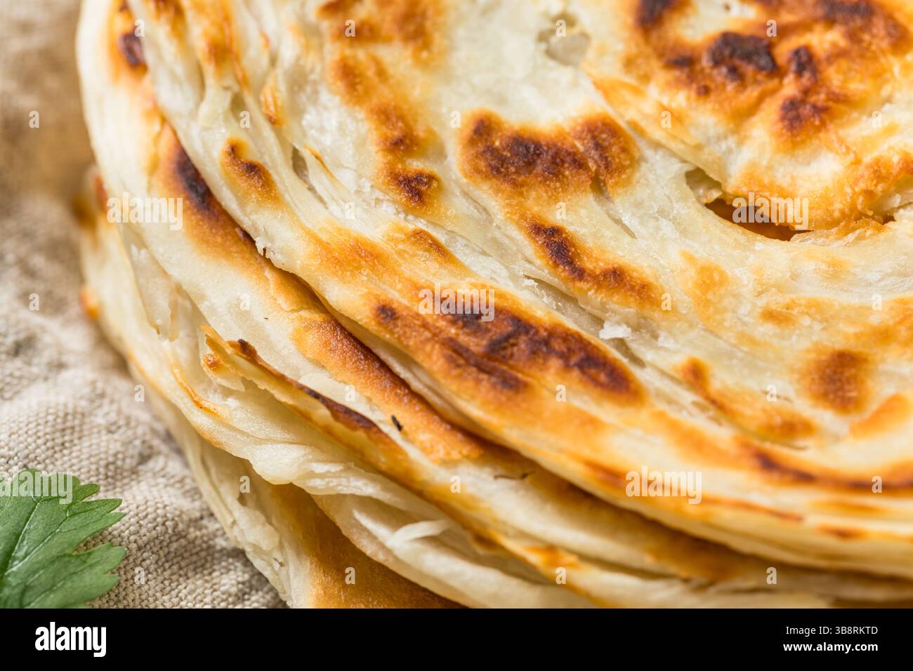 Homemade Indian Parotta Paratha Bread Ready to Eat Stock Photo - Alamy