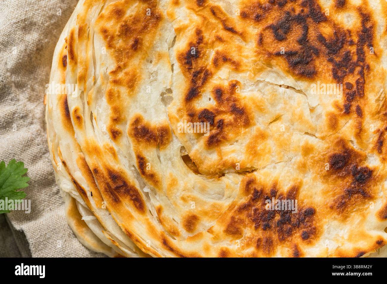 Homemade Indian Parotta Paratha Bread Ready to Eat Stock Photo - Alamy