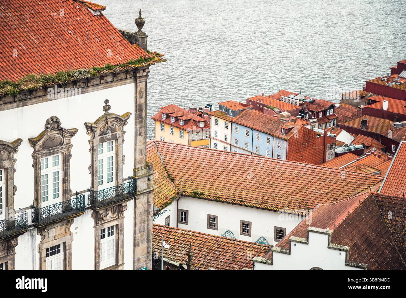 View of Porto's roofs from the Porto Cathedral Sé do Porto Stock Photo - Alamy