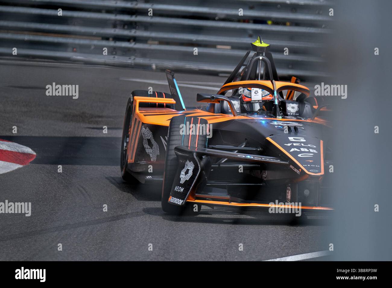 Taylor Barnard of NEOM McLaren Formula E Team during qualifying race of ...