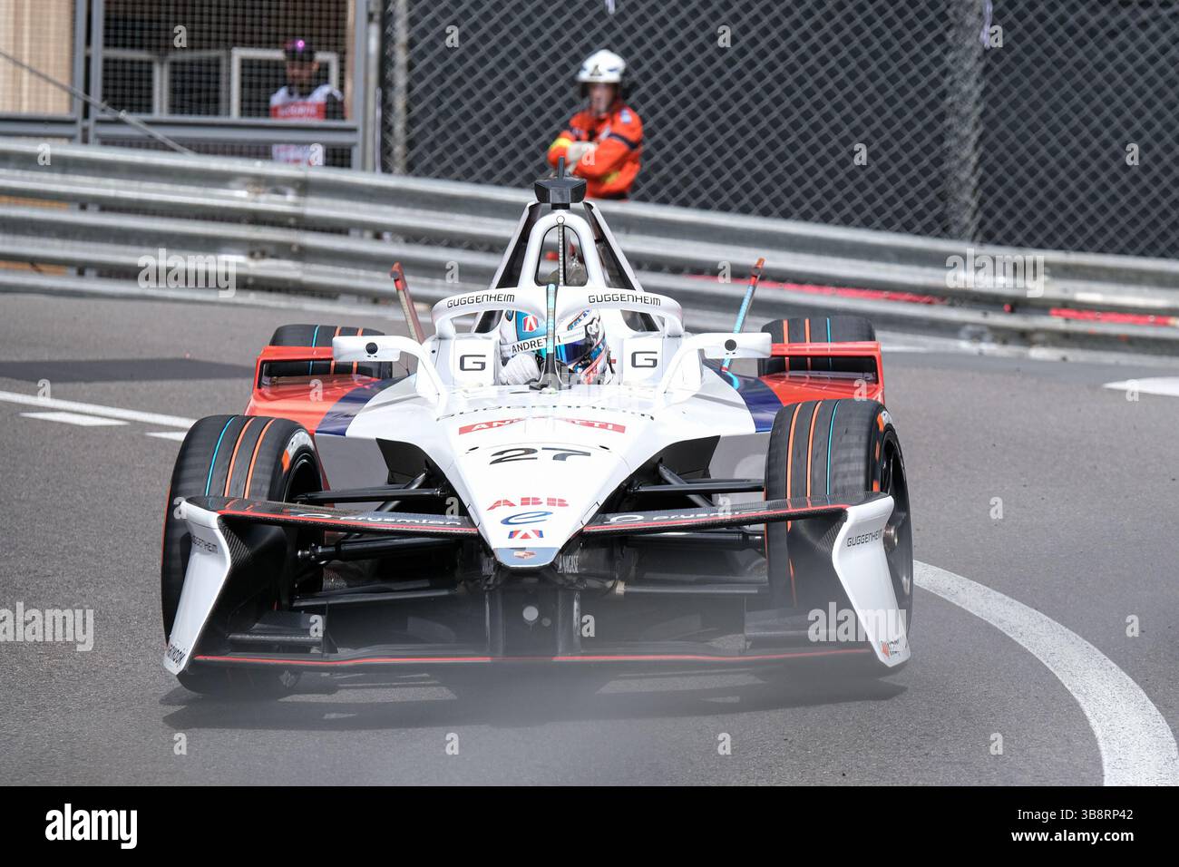 Jake Dennis of Andretti Formula E during qualifying race of the ABB ...