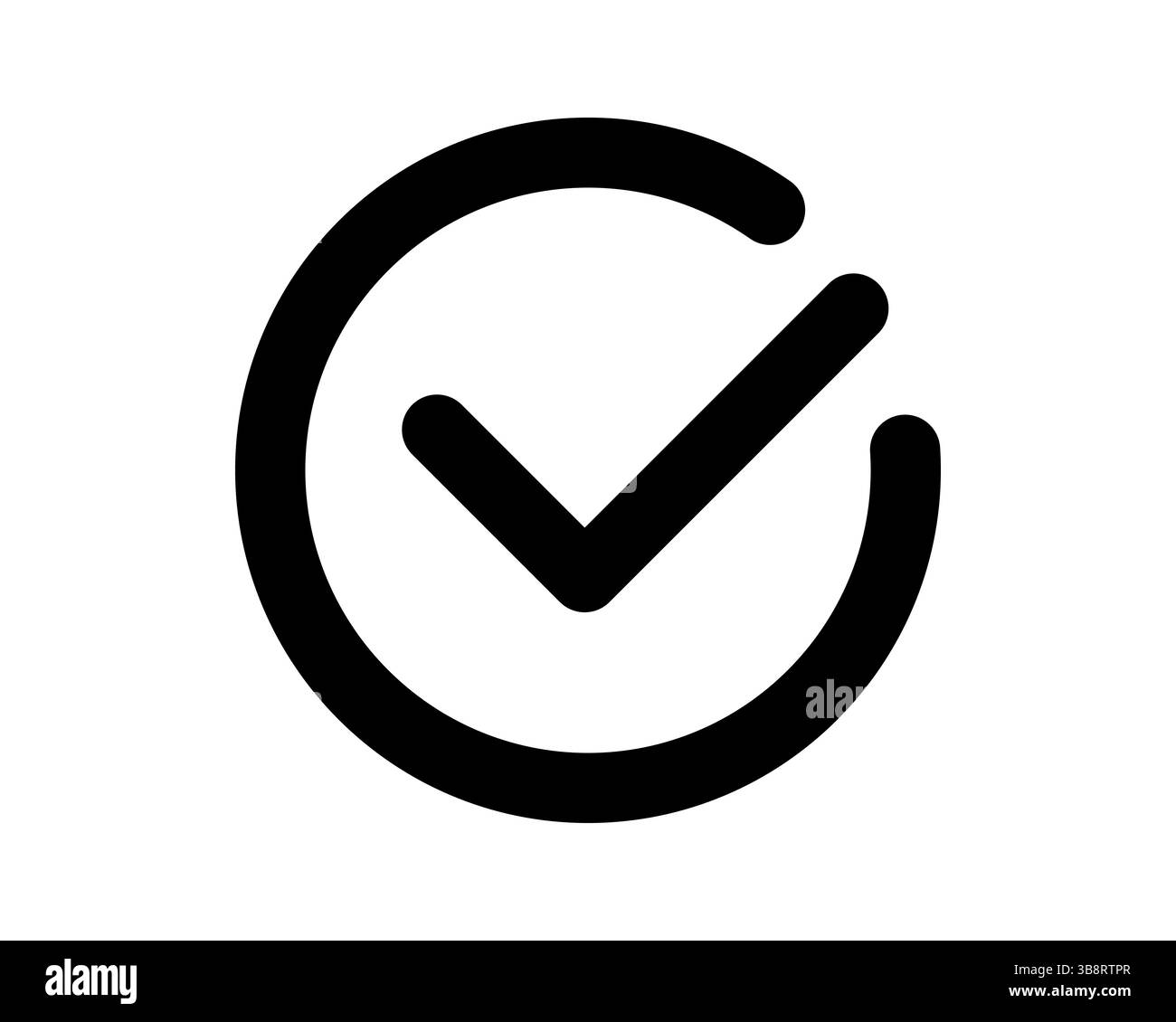 Bold confirmation icon hi-res stock photography and images - Alamy