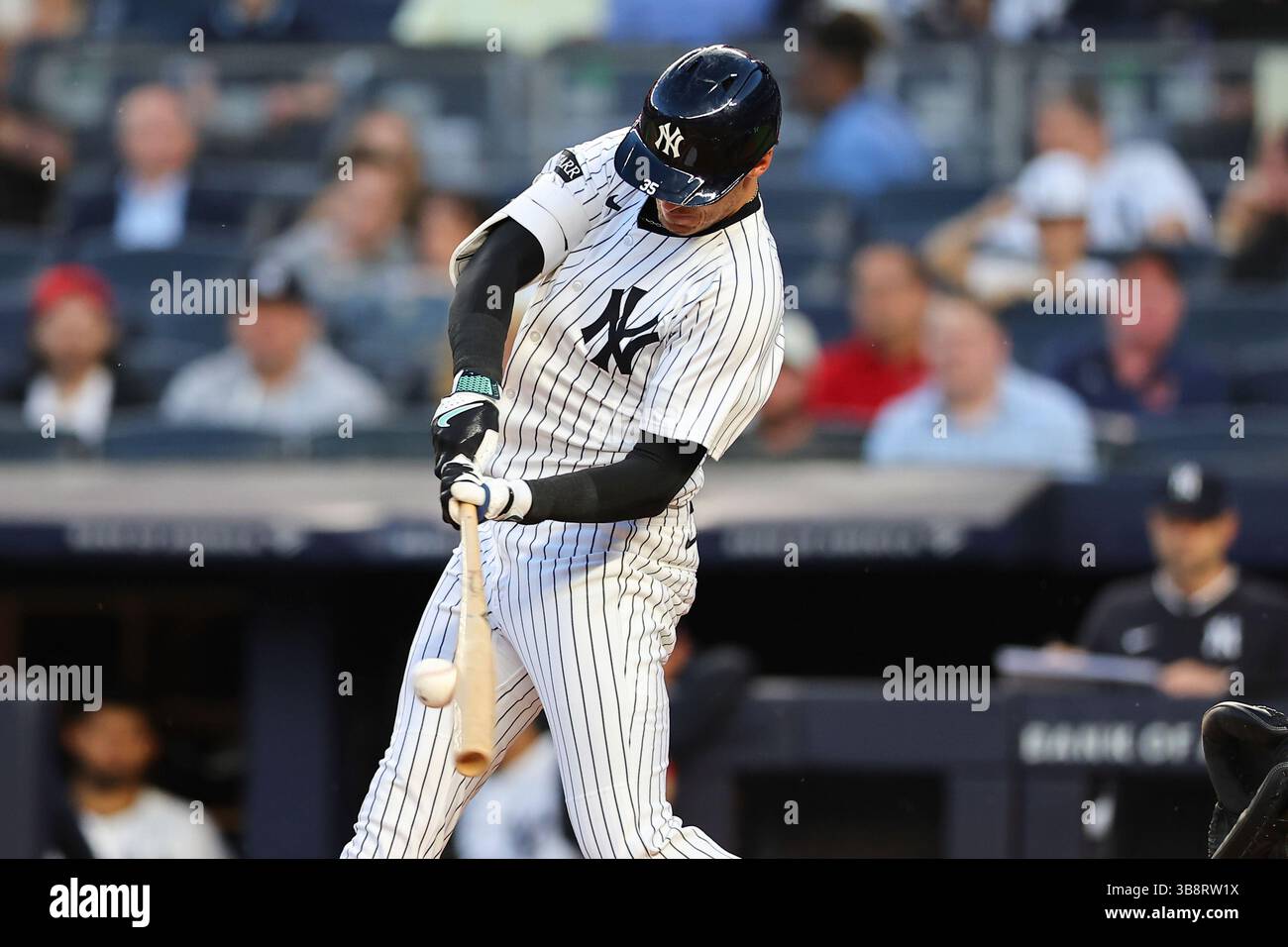 BRONX, NY - MAY 07: Cody Bellinger #35 of the New York Yankees at bat ...