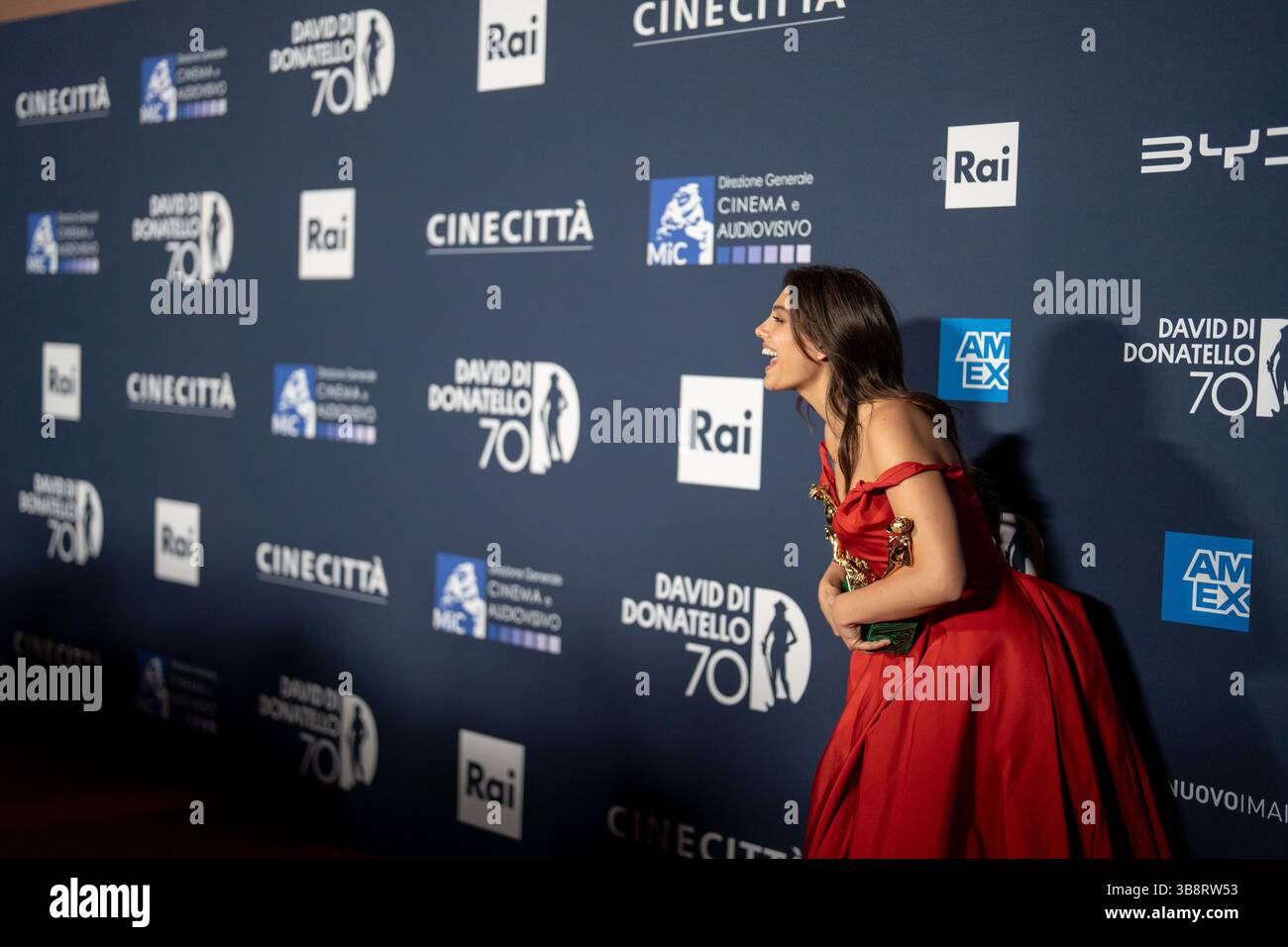 Margherita Vicario with David Di Donatello Awards attends the photocall ...