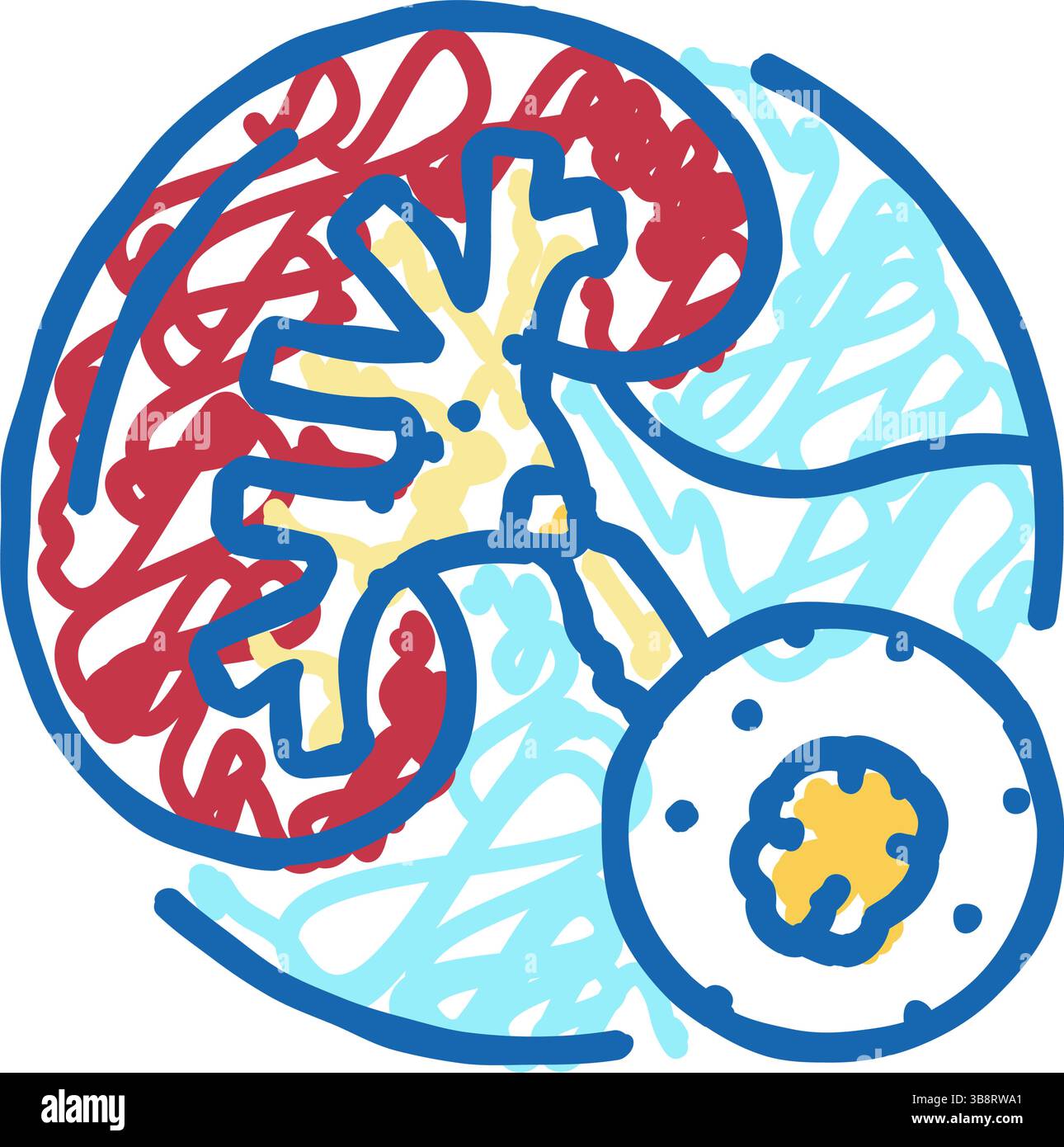 urolithiasis urology icon doodle illustration Stock Vector Image & Art ...