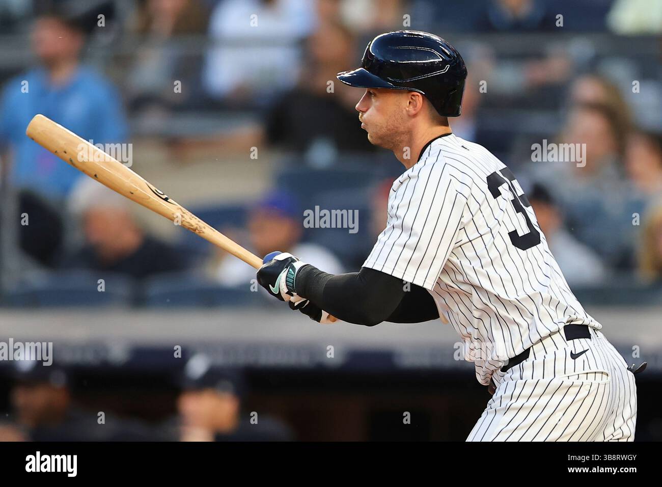 BRONX, NY - MAY 07: Cody Bellinger #35 of the New York Yankees at bat ...