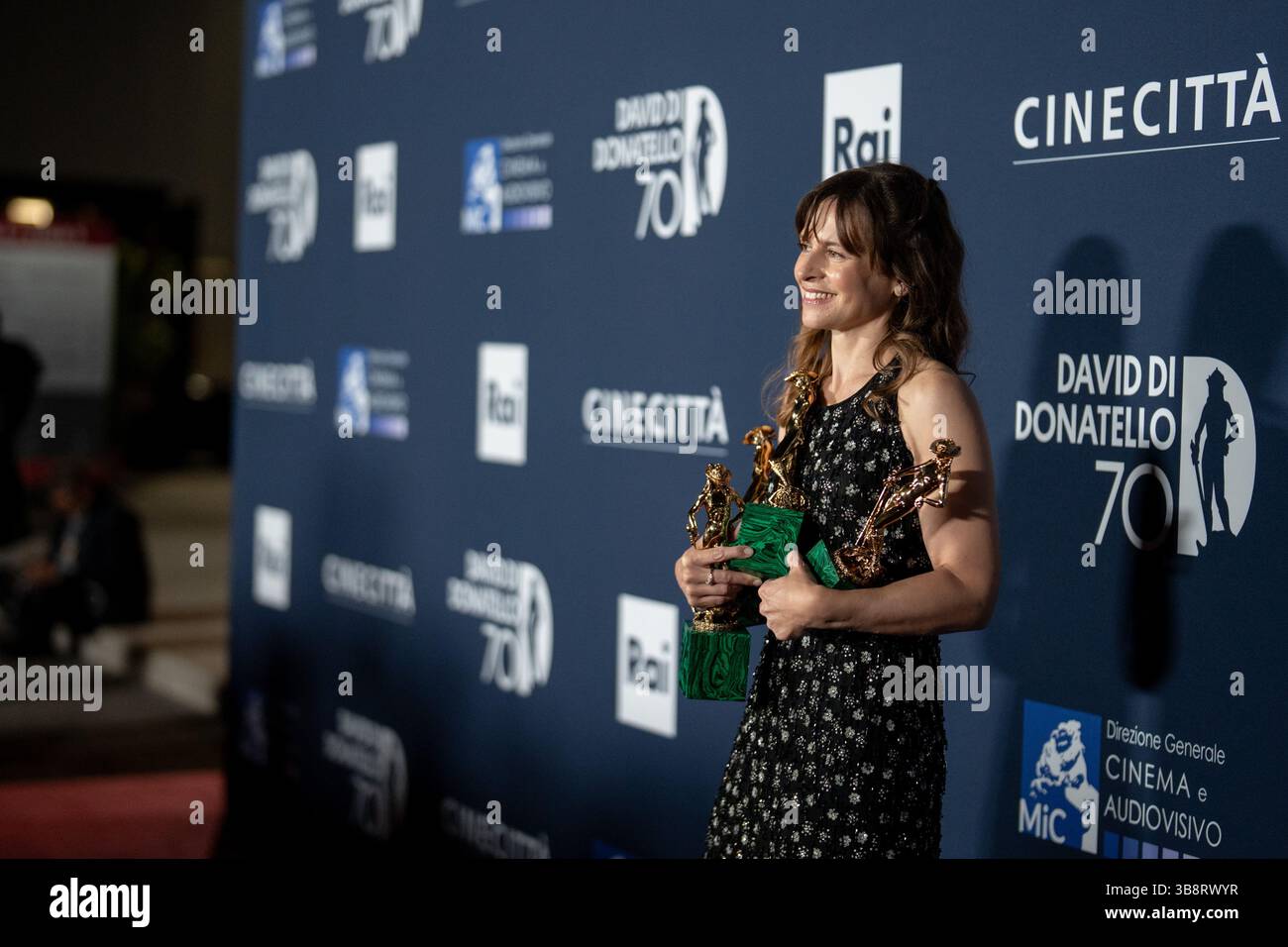 Maura Delpero with David Di Donatello Awards attends the photocall ...