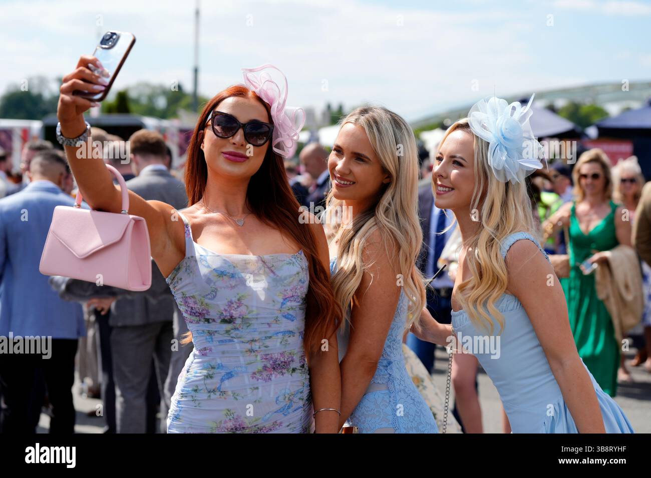 Racegoers on Ladies Day at Chester Racecourse. Picture date: Thursday ...