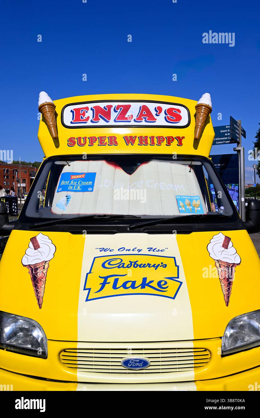 ice cream van Bristol Stock Photo - Alamy