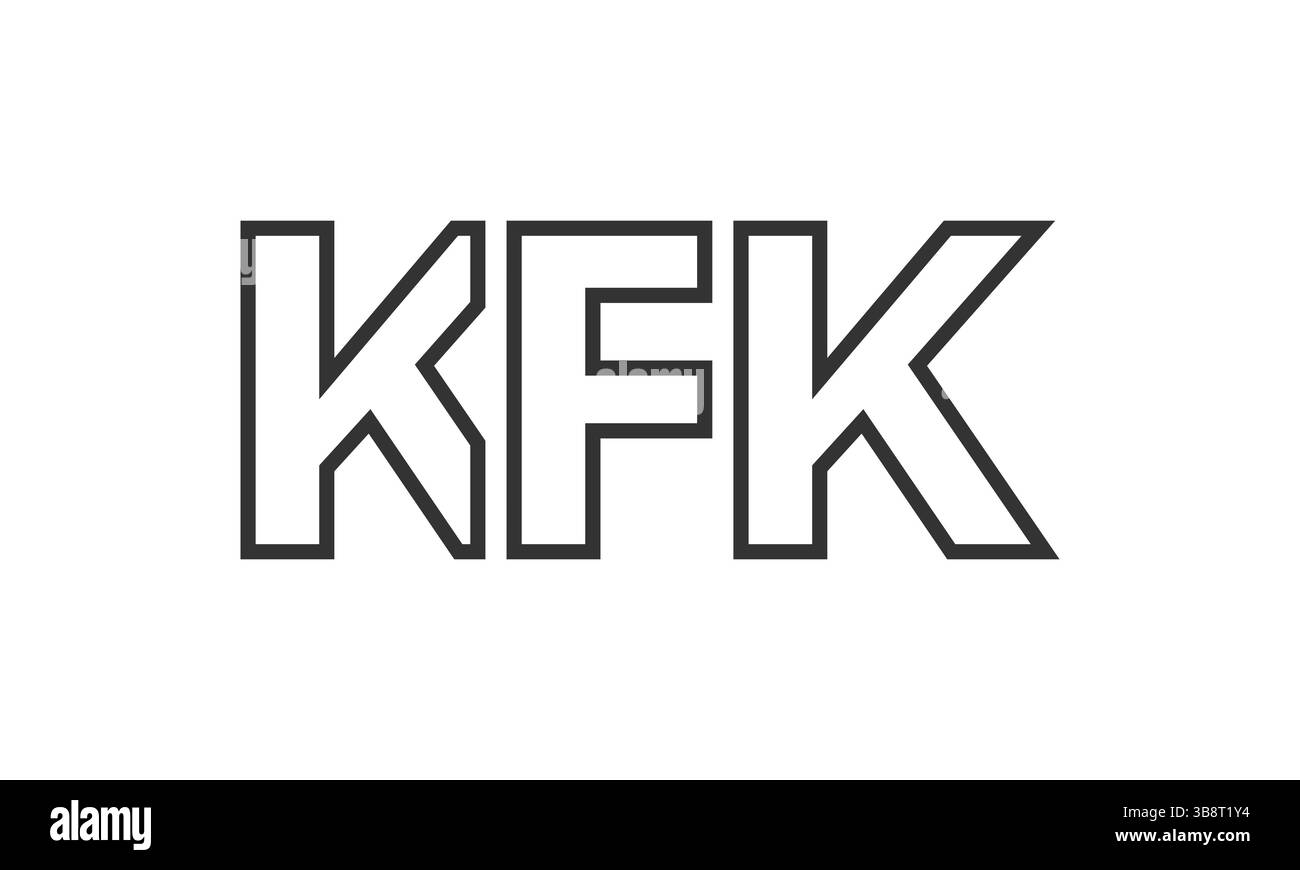 Kfk logo design hi-res stock photography and images - Alamy