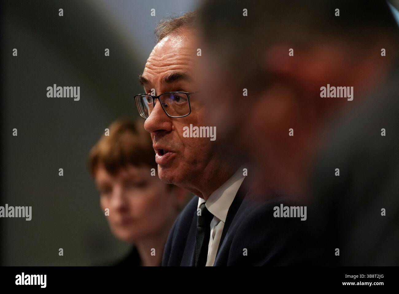 Bank of England Governor Andrew Bailey speaks, during the Monetary ...