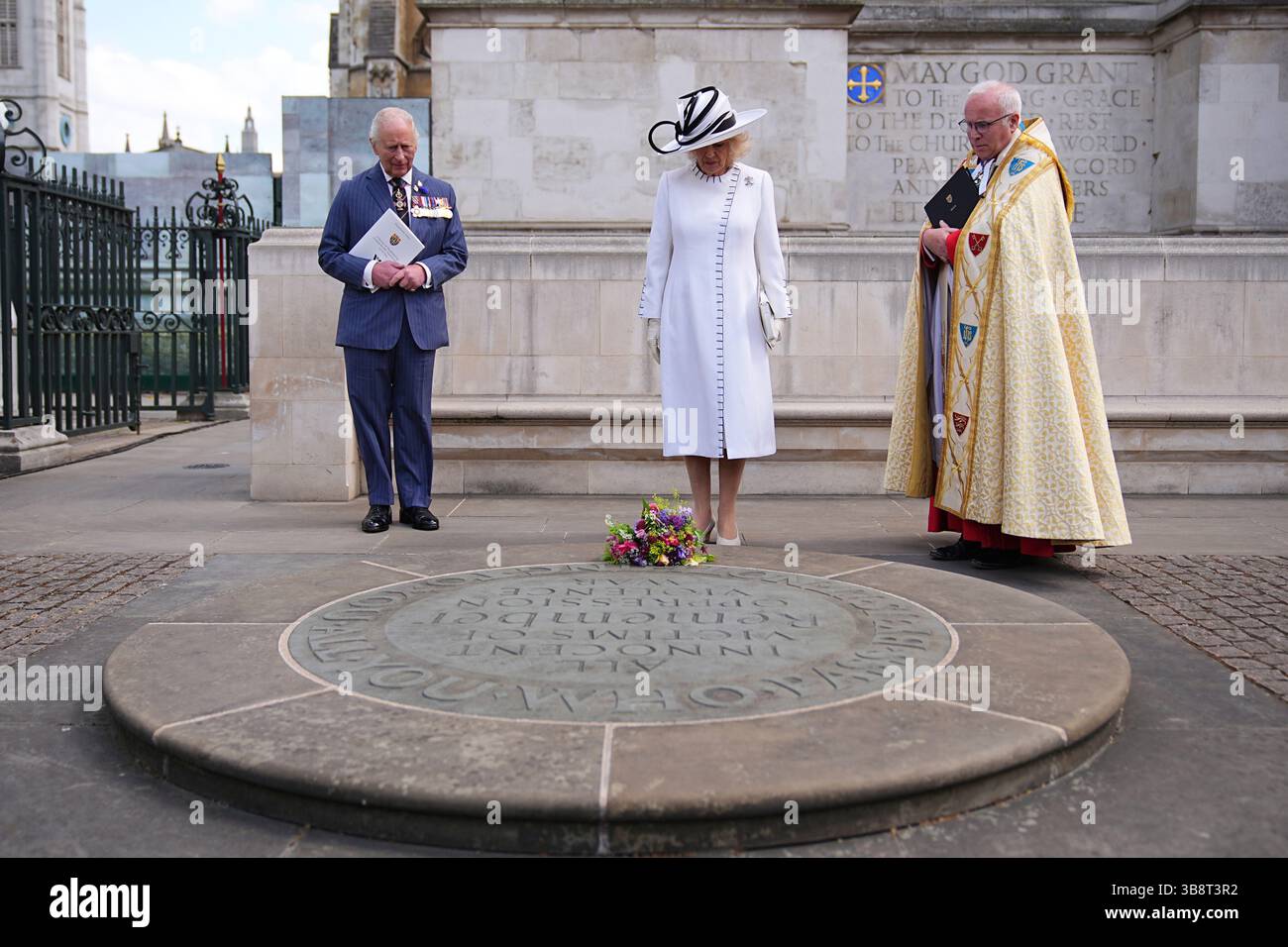 Britain's King Charles III and Dean of Westminster, the Very Reverend ...