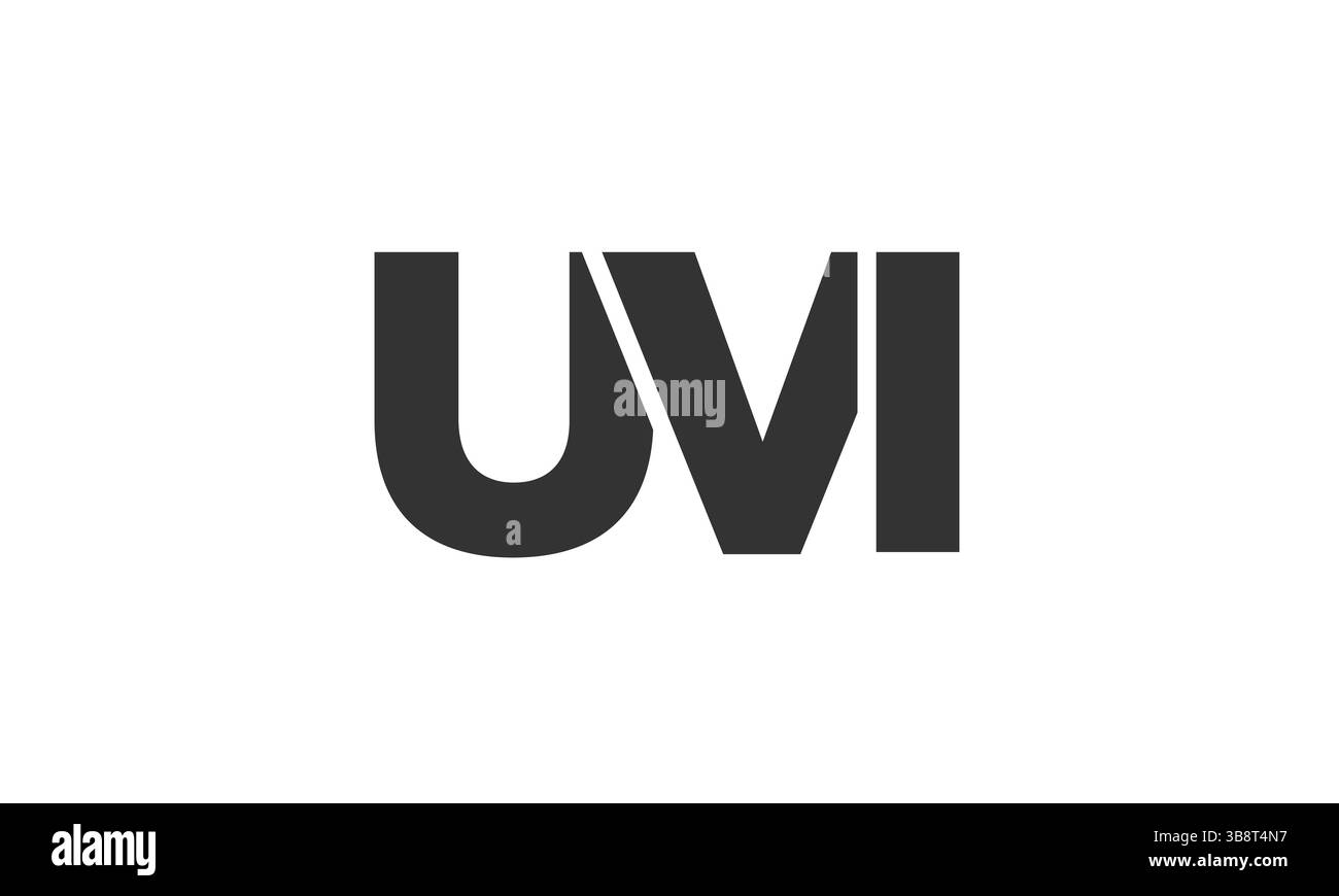 Uvi logo design hi-res stock photography and images - Alamy