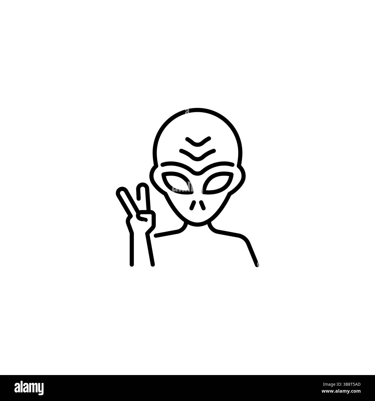 Alien contact Black and White Stock Photos & Images - Alamy