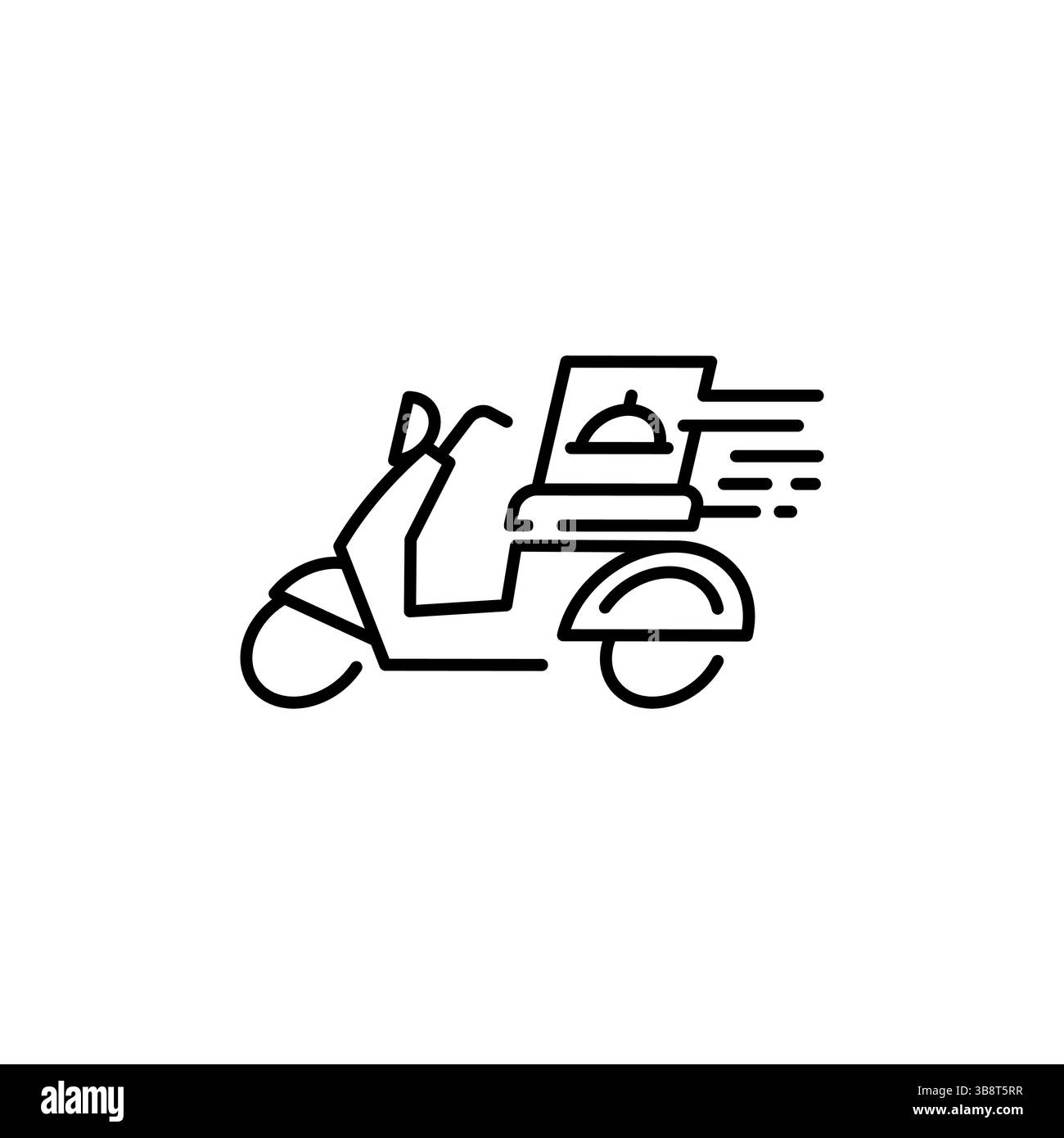 Shipping scooter Black and White Stock Photos & Images - Alamy