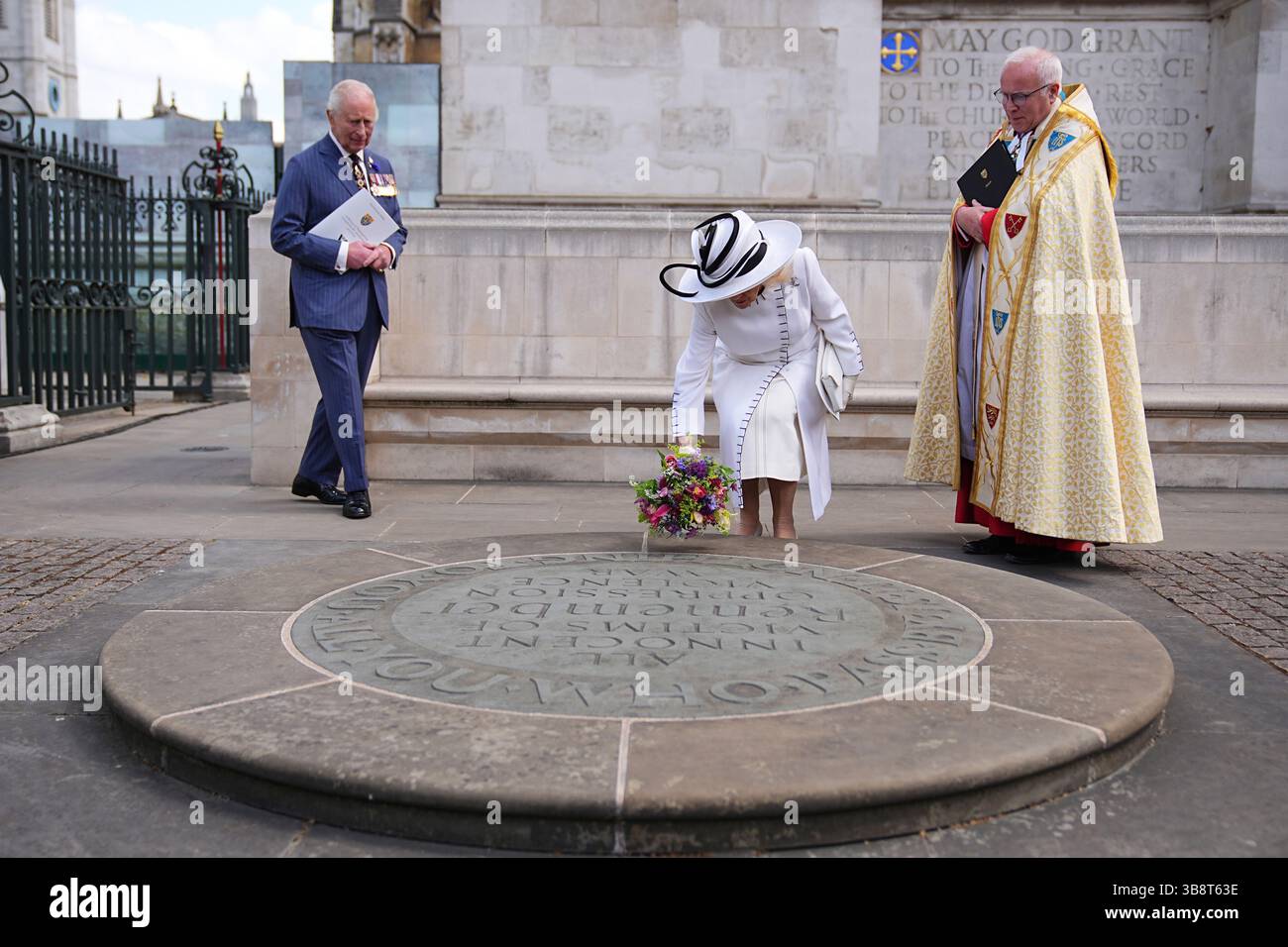 Britain's King Charles III and Dean of Westminster, the Very Reverend ...