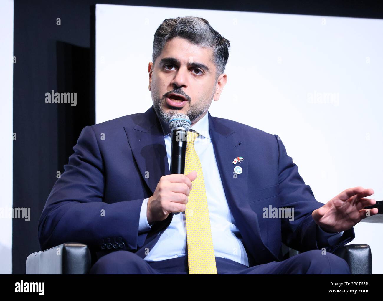 Tokyo, Japan. 8th May, 2025. UAE's Abu Dhabi department of economic ...