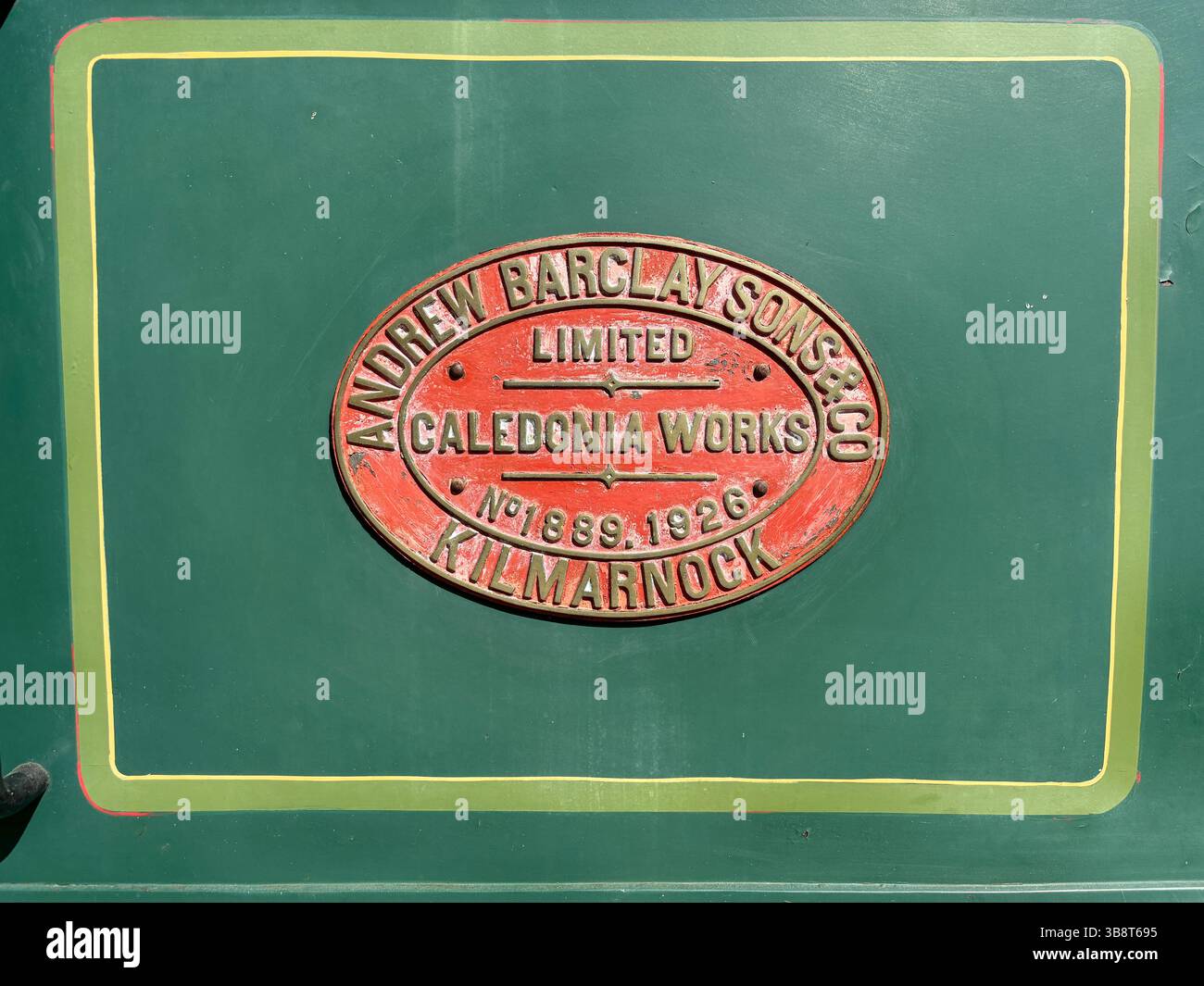 Vintage small steam train tank engine on display at the The Grampian ...