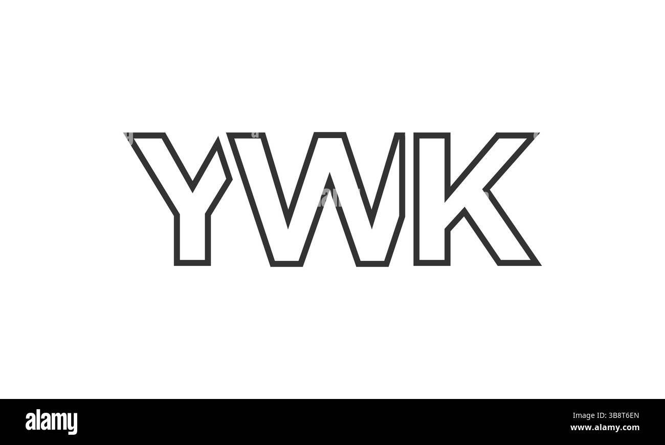 Ywk minimalist logo hi-res stock photography and images - Alamy