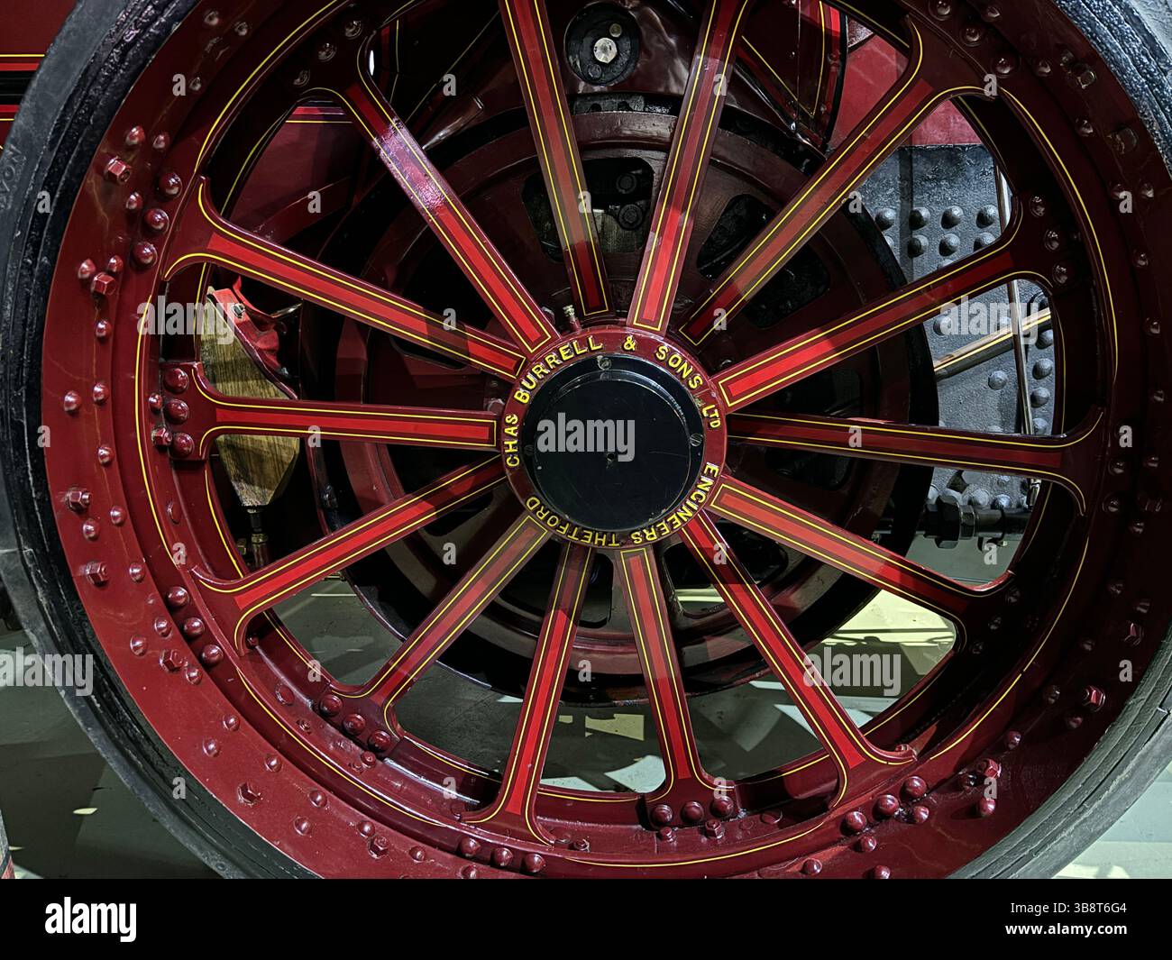 Vintage steam traction engine on display at the The Grampian Transport ...