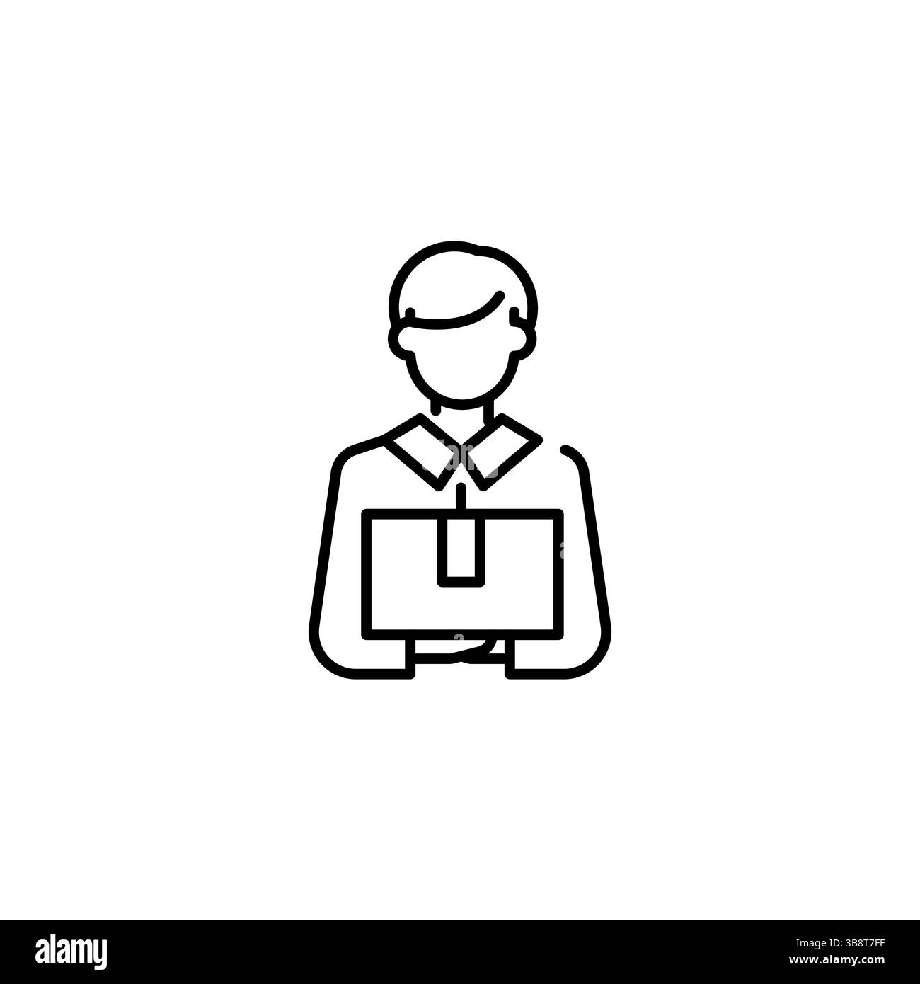 Shipment worker man Black and White Stock Photos & Images - Alamy