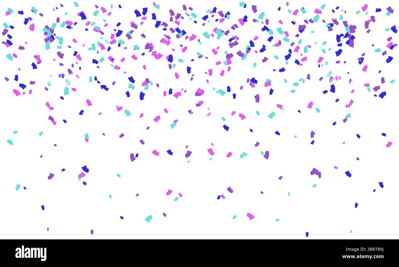 Vibrant confetti explosion on white background. Perfect for celebratory ...