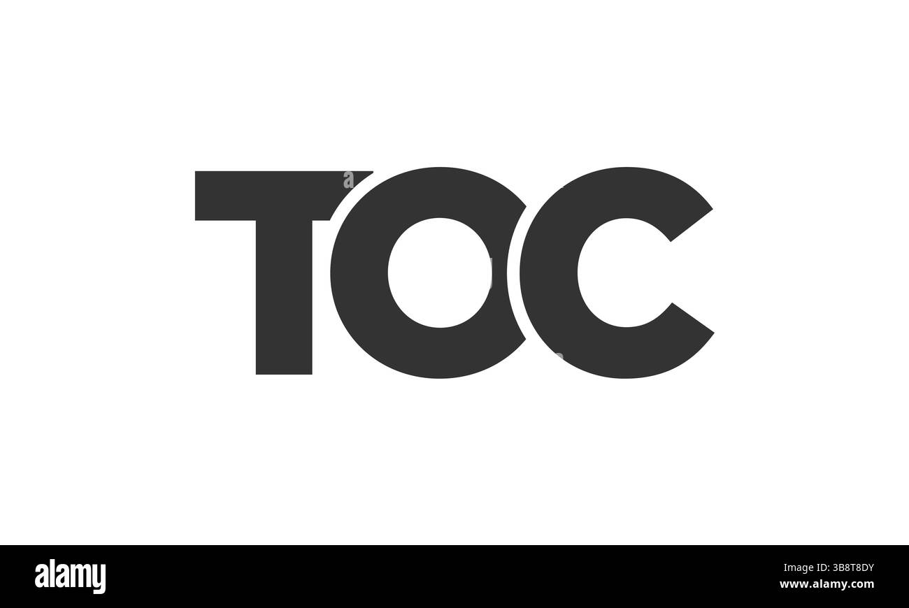 Toc logo design Stock Vector Images - Alamy
